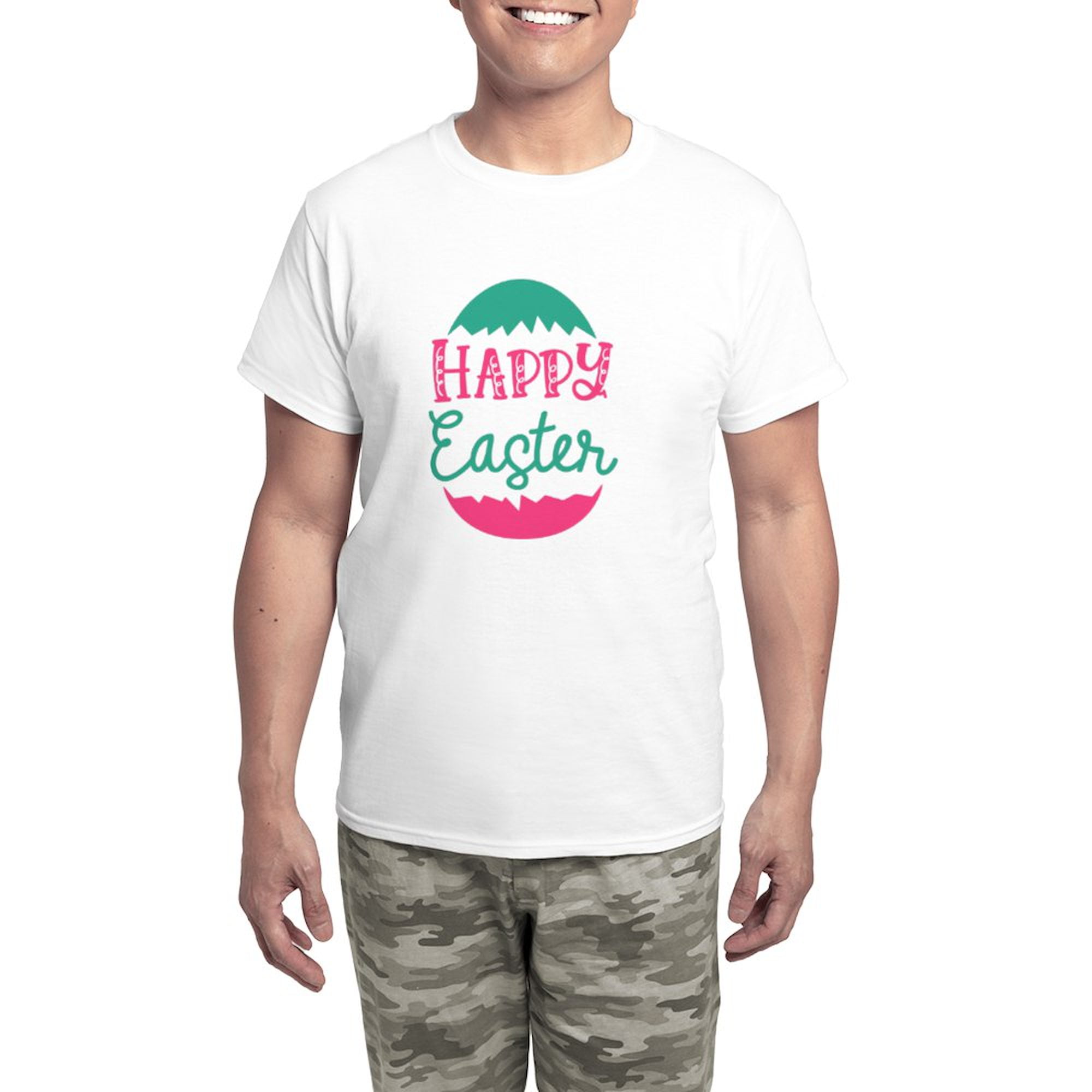 CafePress - Happy Easter Pajamas - Men's Light Loose Fit Cotton Pajama ...