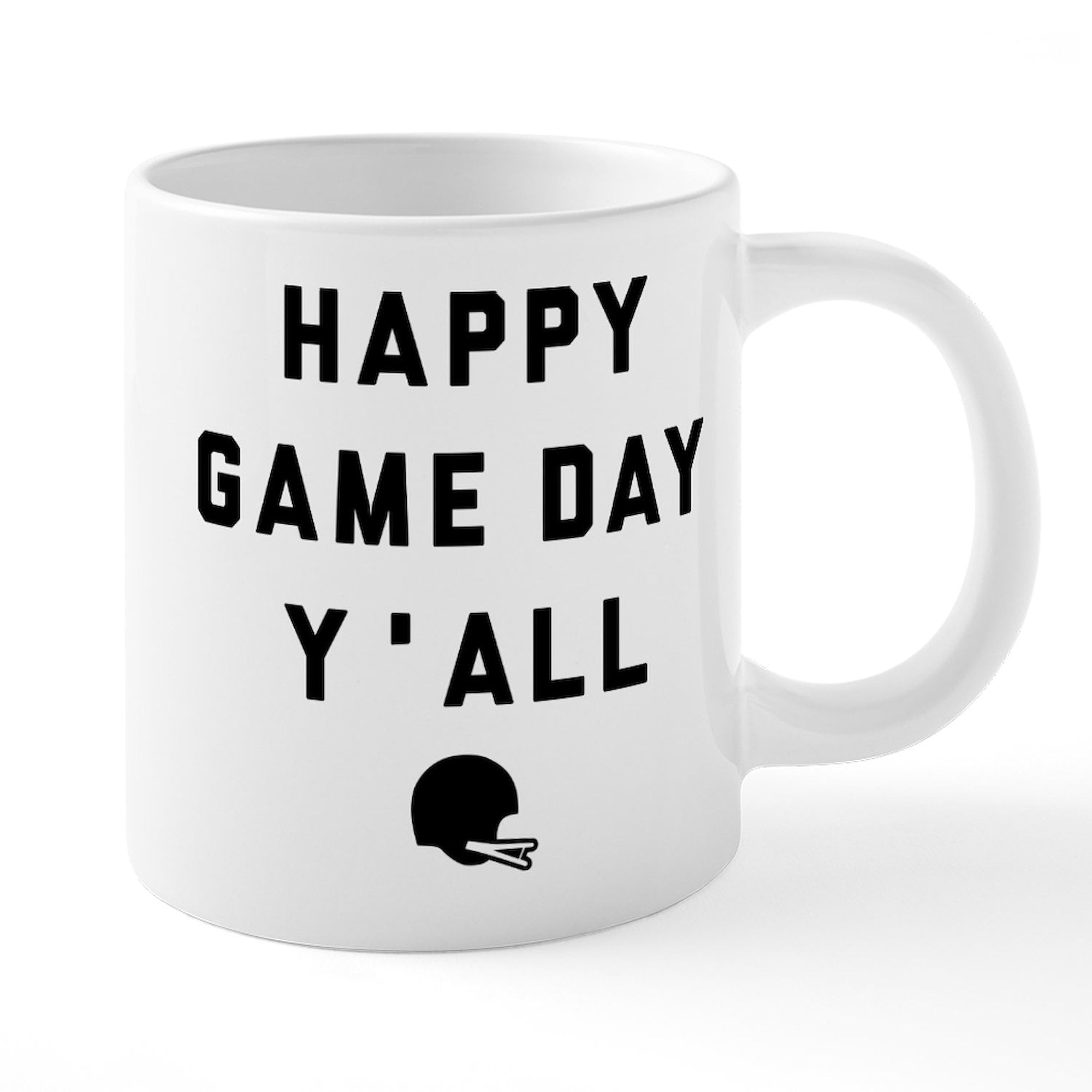 Cafepress Happy Game Day Yall 20 Oz White Ceramic Mega Mug