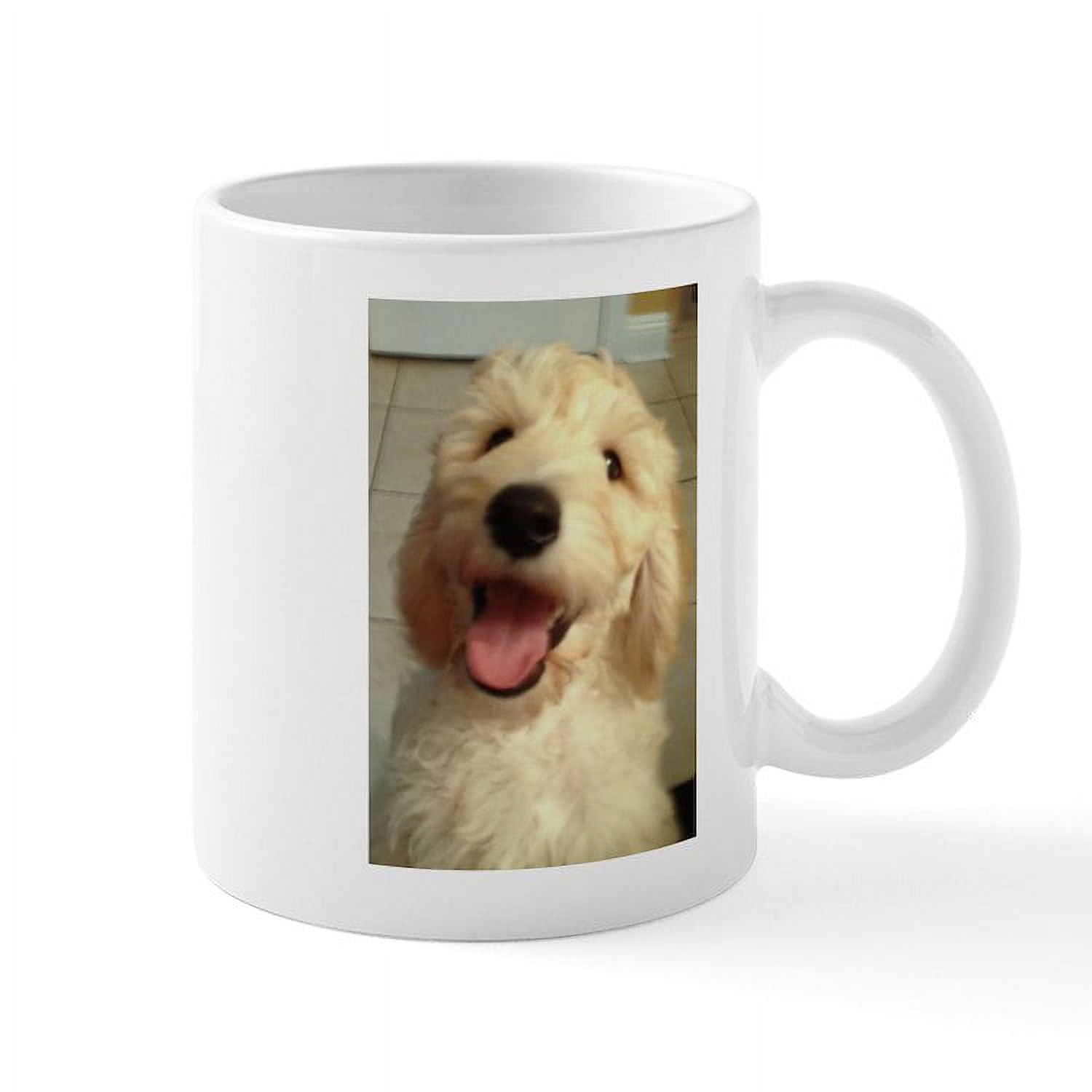 CafePress - Happy Goldendoodle Mugs - 11 oz Ceramic Mug - Novelty ...
