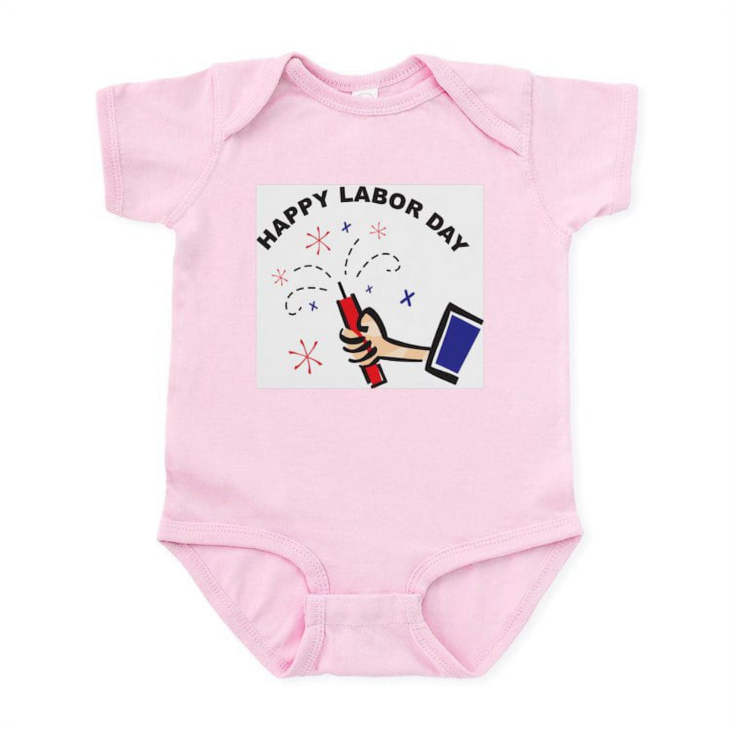 CafePress - Happy Labor Day Infant Bodysuit - Baby Light Bodysuit, Size ...