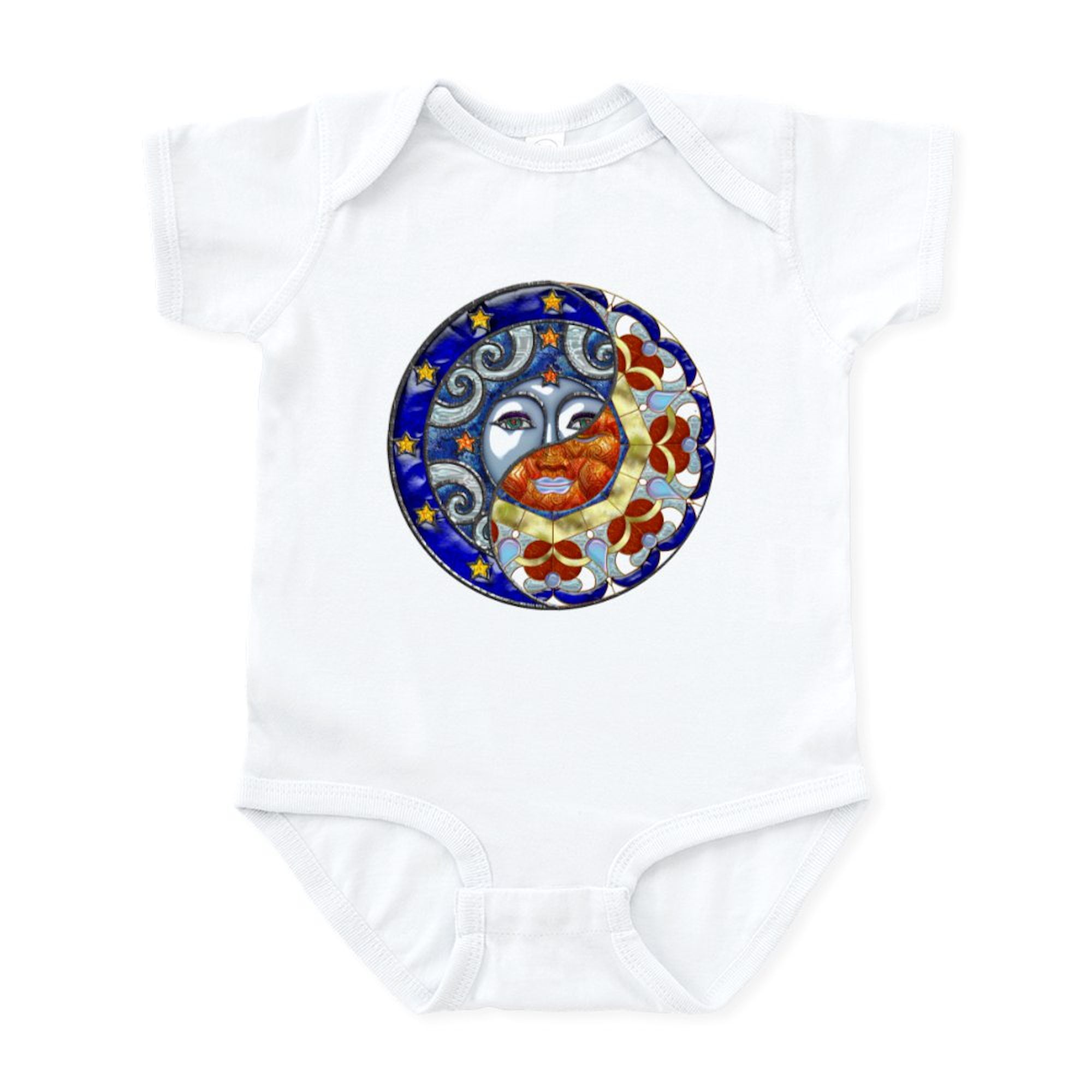 CafePress - Harvest Moons Sun & Moon Yin Yang Body Suit - Baby Light ...