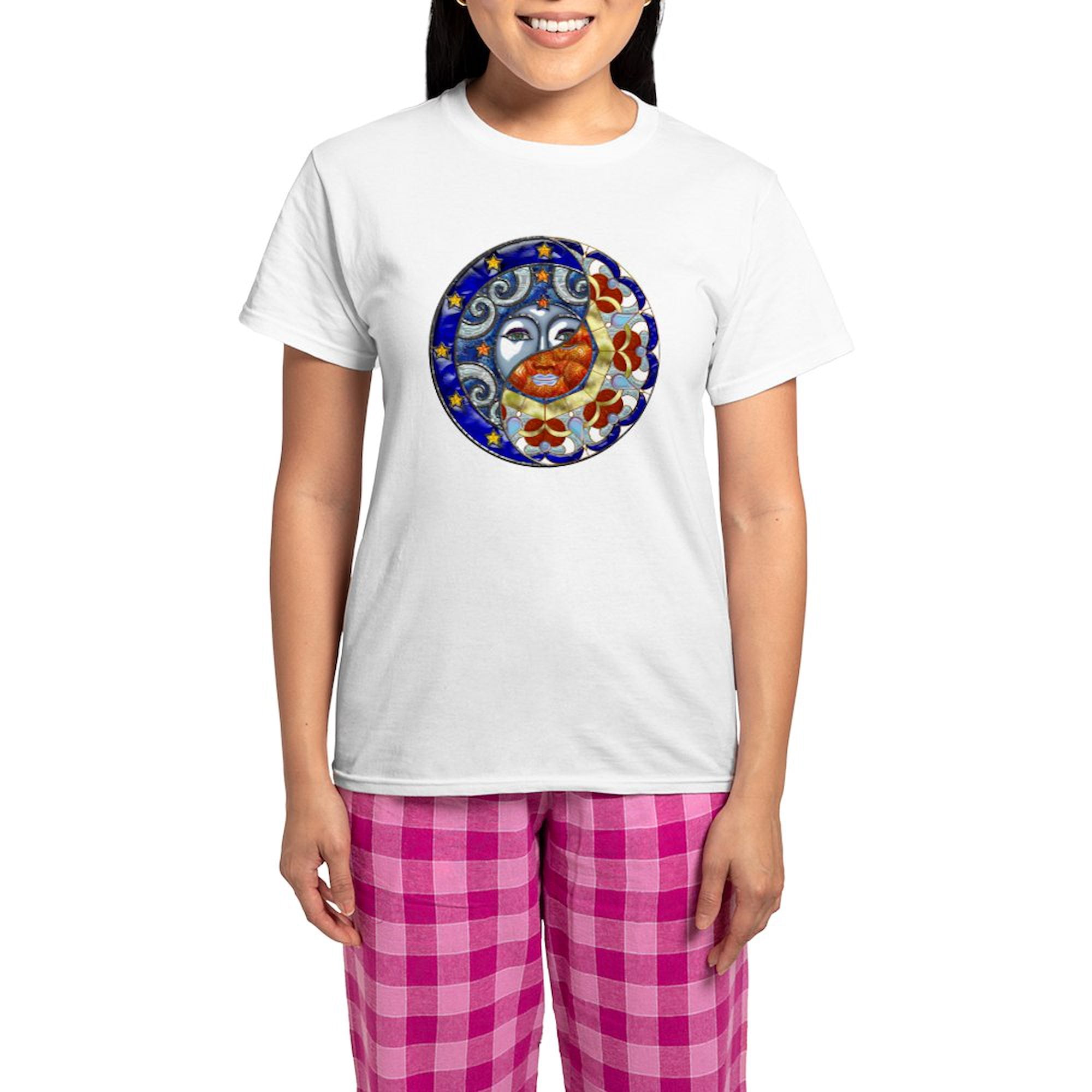 CafePress - Harvest Moons Sun & Moon Yin Yang Pajamas - Women's Short ...