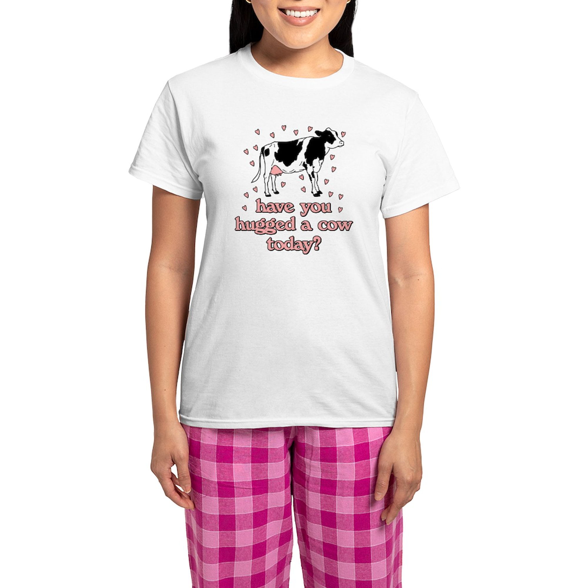 CafePress - Have You Hugged Your Cow To Women's Light Pajamas - Women's ...