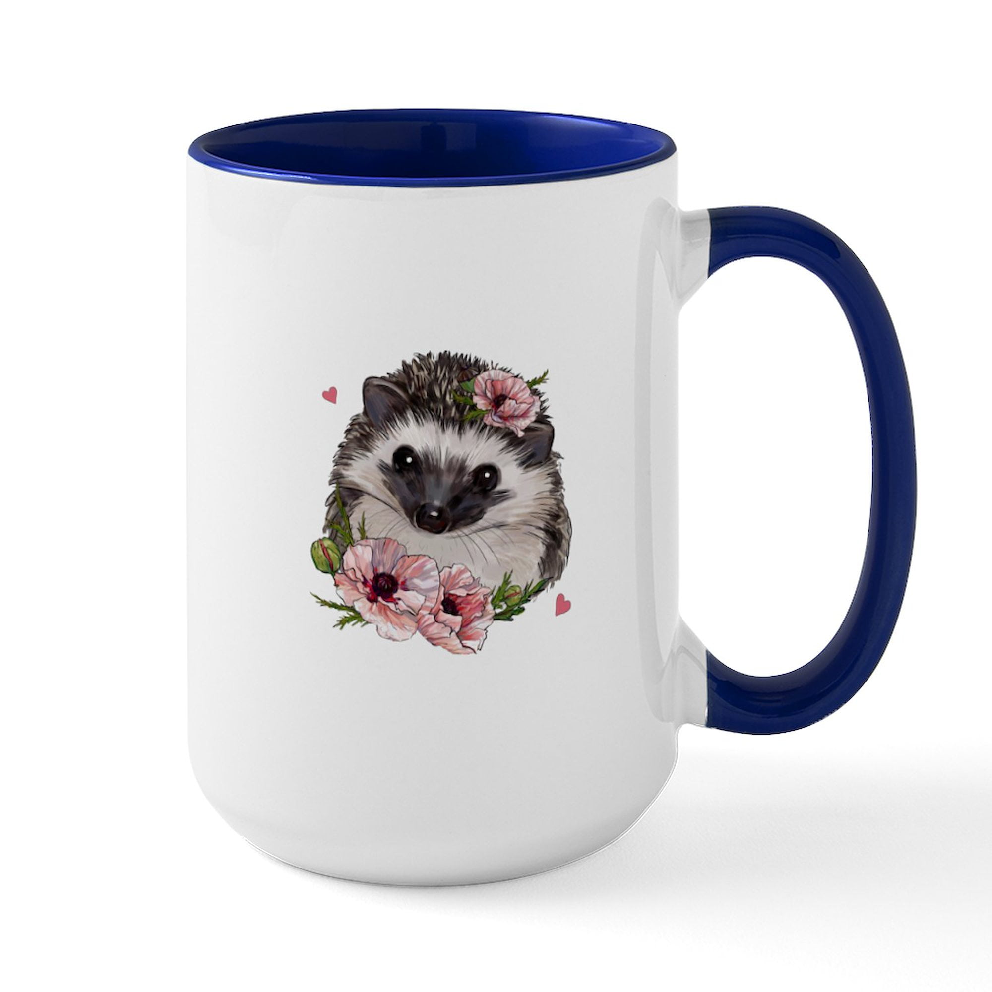 CafePress - Hedgehog Mugs - 15 oz Ceramic Large White Nolvety Mug ...