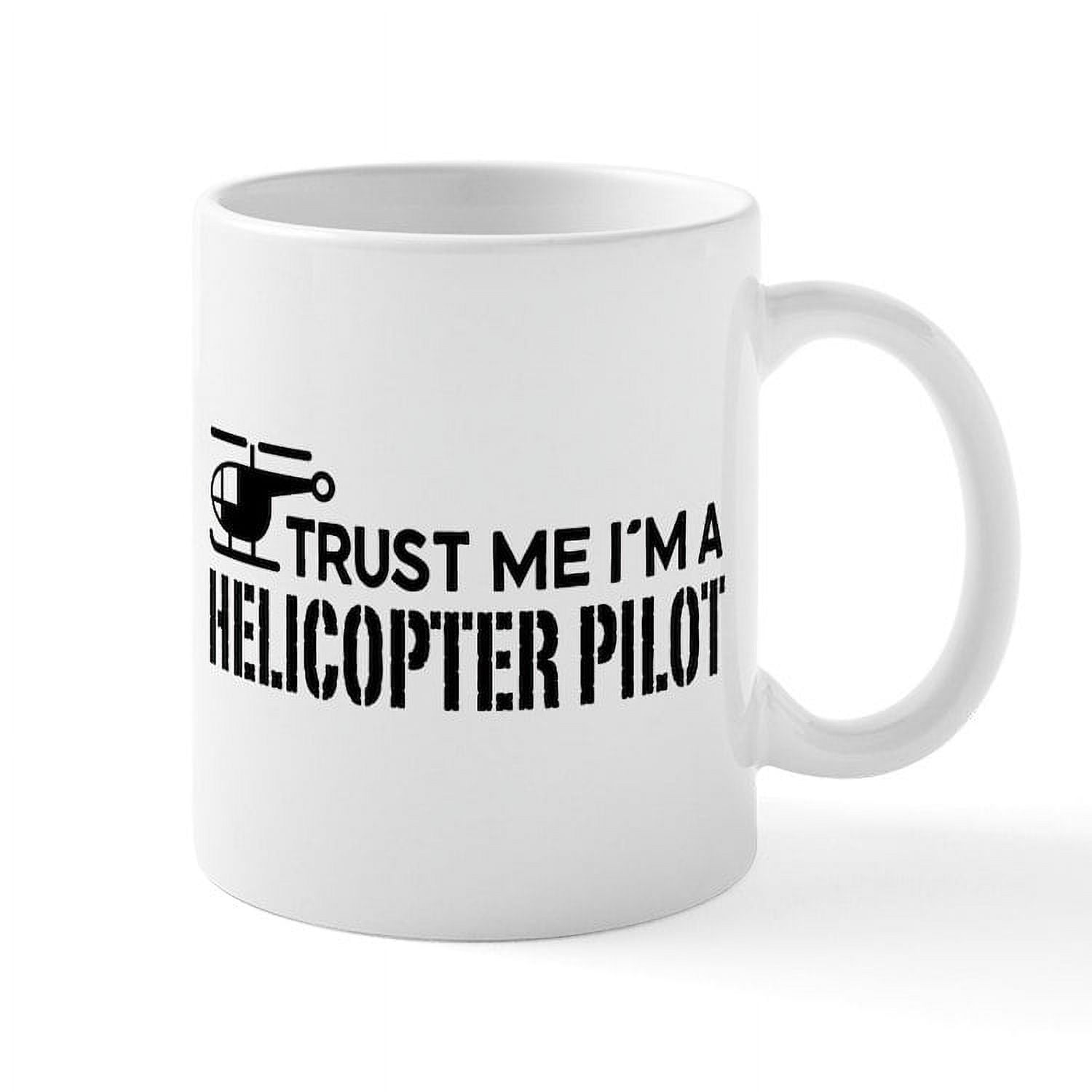 CafePress - Helicopter Pilot Mug - 11 oz Ceramic Mug - Novelty Coffee ...