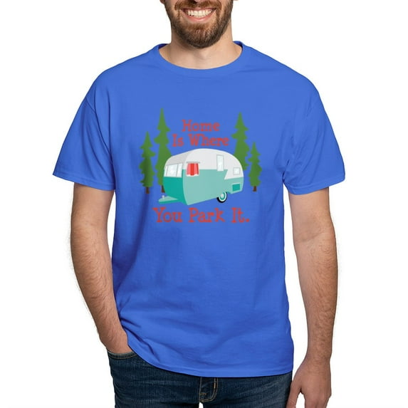 CafePress - Home Is Where You Park It. T Shirt - Men's Classic Graphic ...