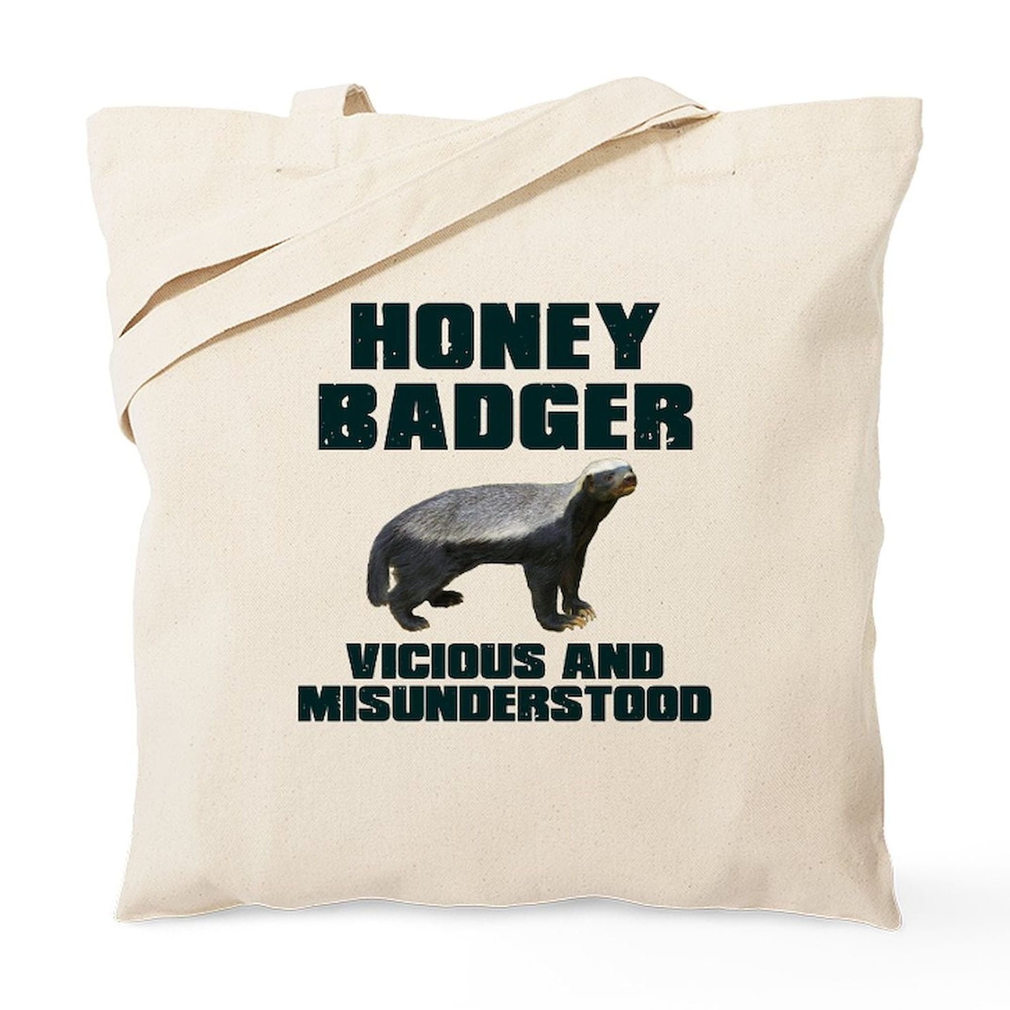 CafePress - Honey Badger Vicious & Misunderstood Tote Bag - Unisex ...