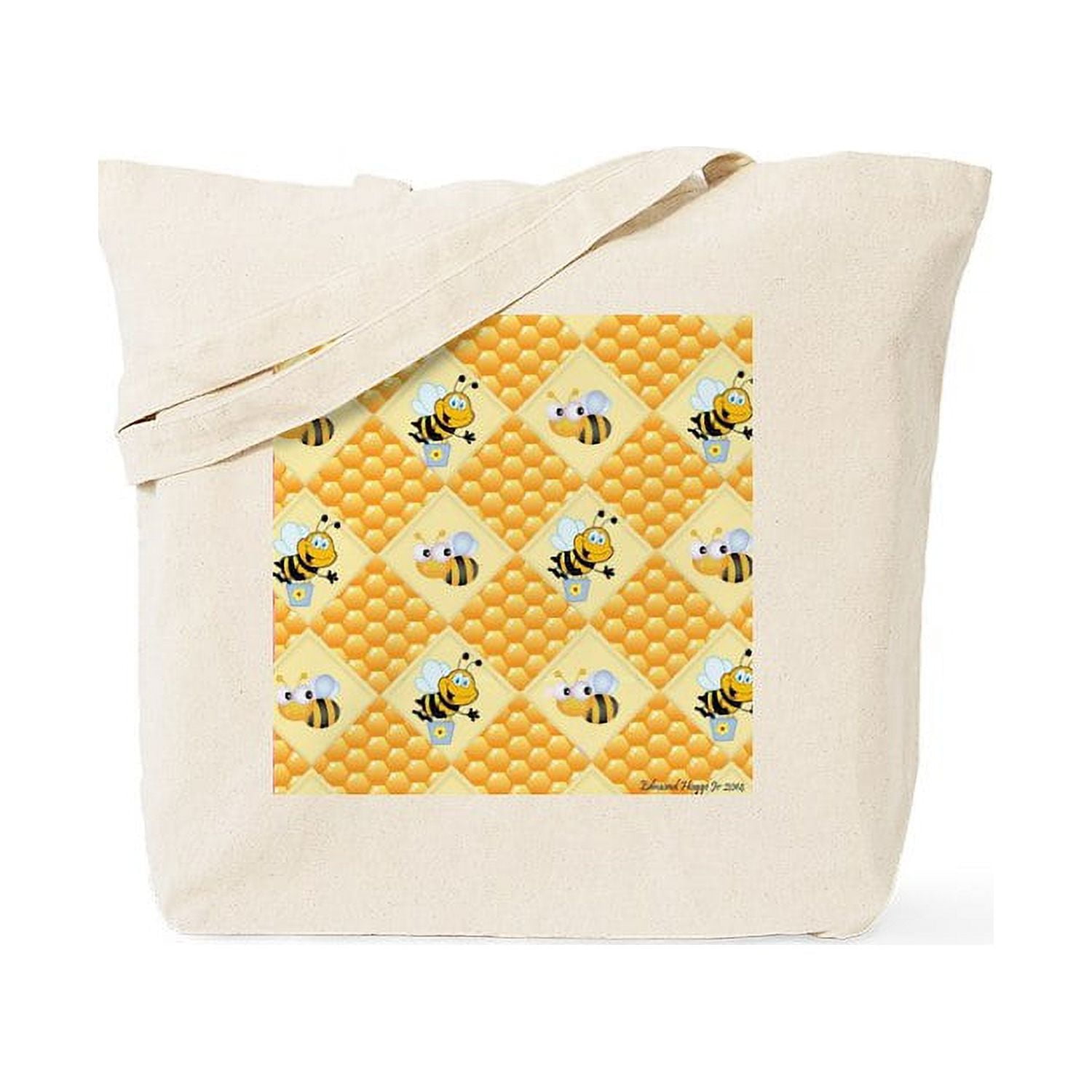 CafePress - Honey Bees And The Hive Tote Bag - Unisex Canvas Tote Bag ...