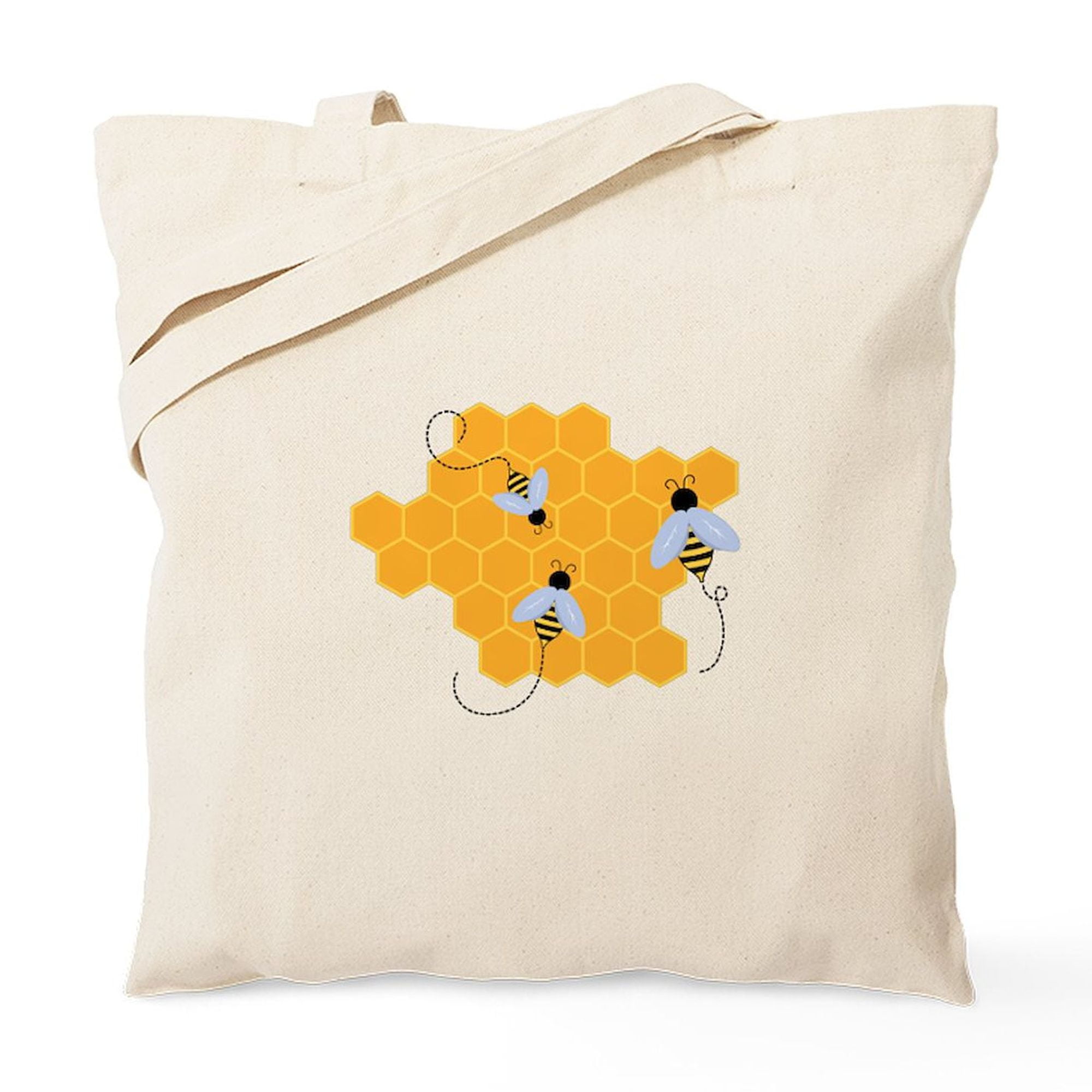 CafePress - Honey Bees Tote Bag - Unisex Canvas Tote Bag, Beige, 1 ...
