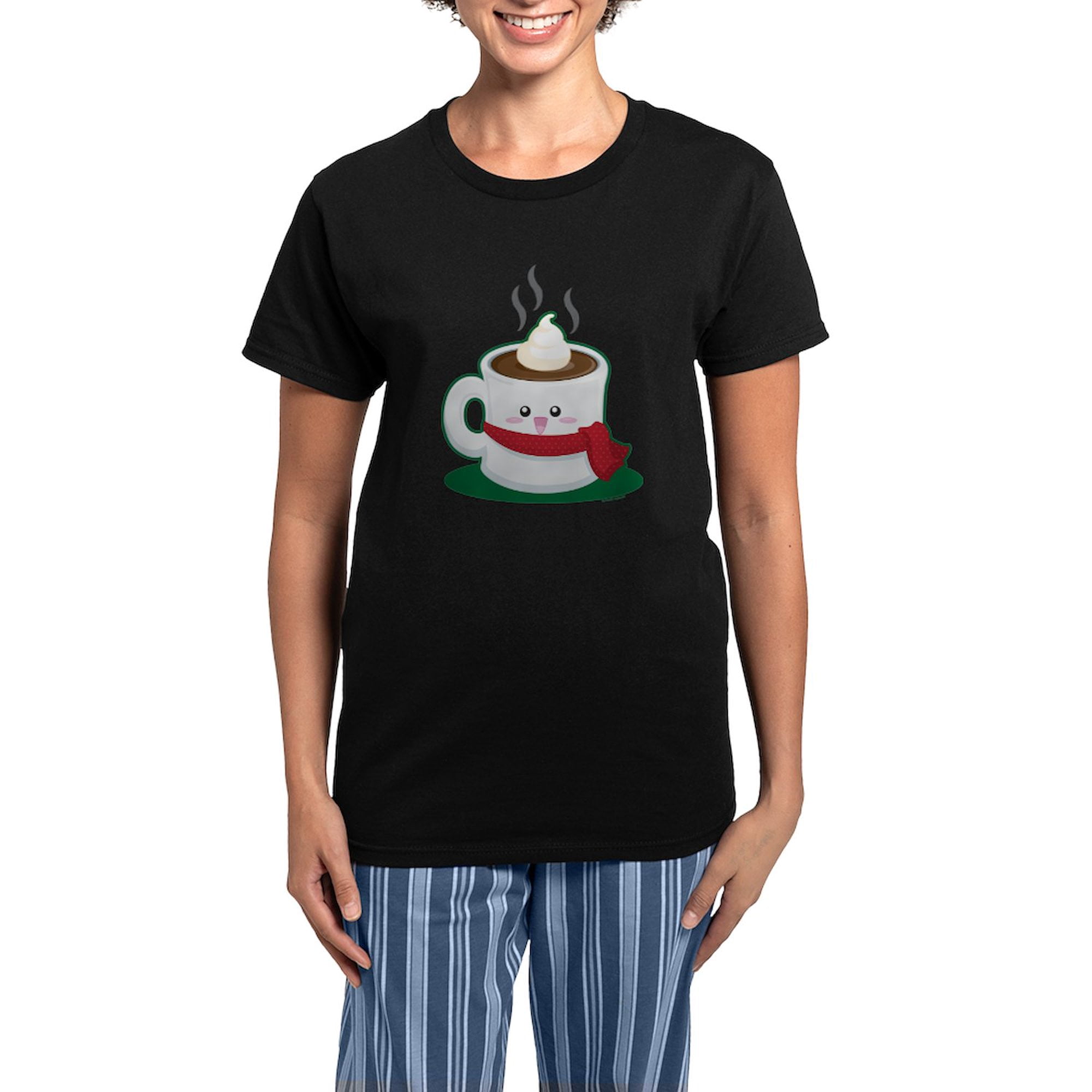 CafePress - Hot Chocolate! Women's Dark Pajamas - Women's Short Sleeve ...
