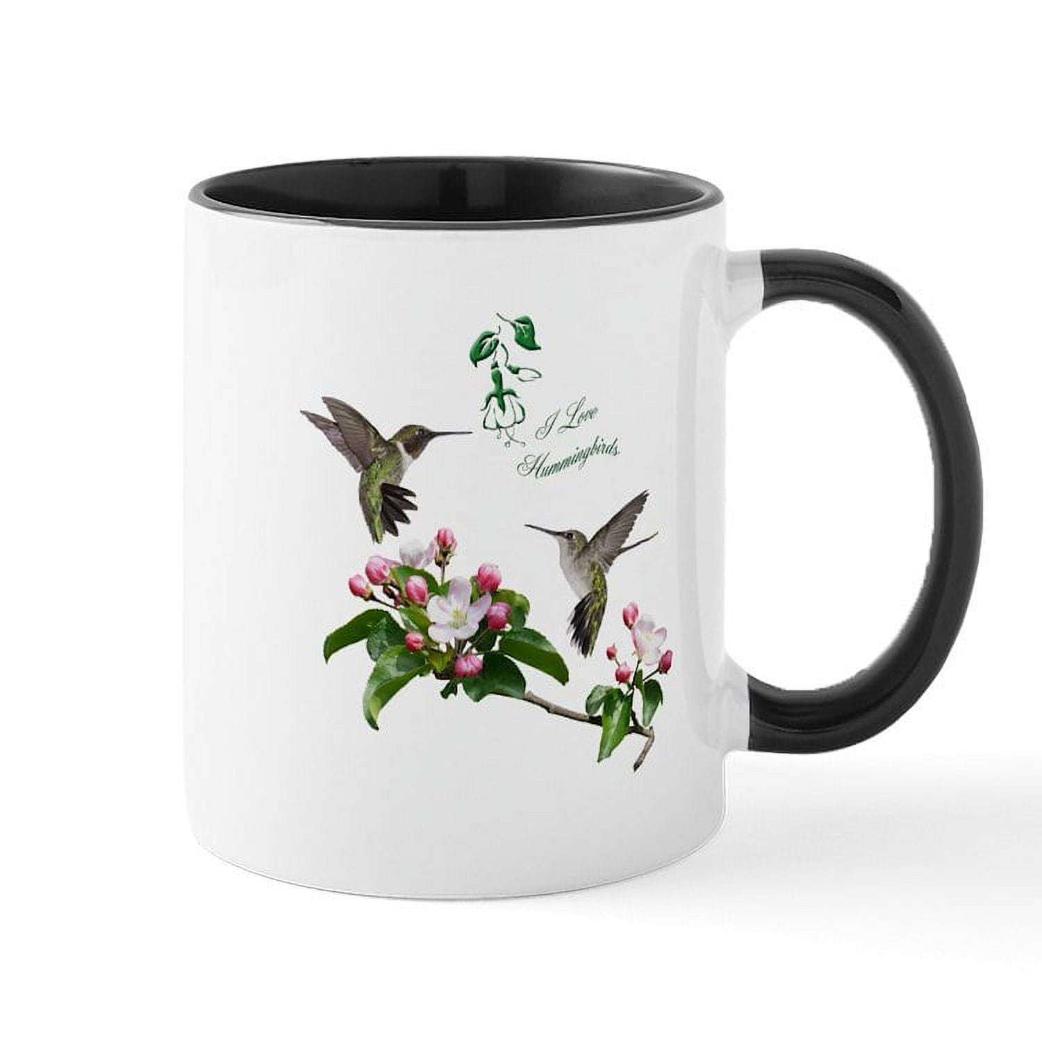 CafePress - Hummingbirds Mug - 11 oz Ceramic Mug - Novelty Coffee Tea ...