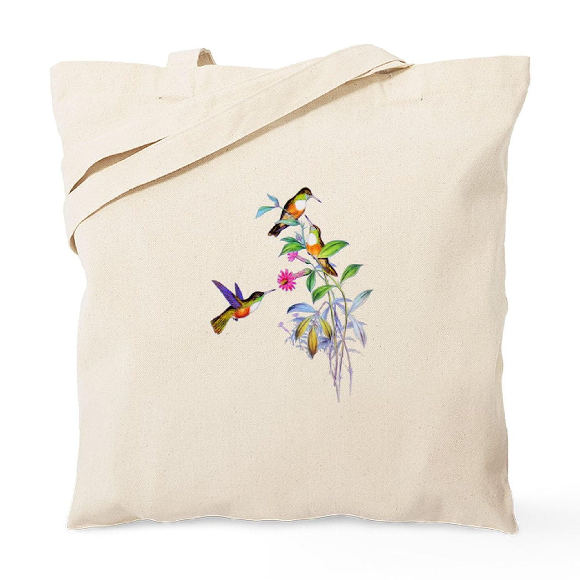 CafePress - Hummingbirds Tote Bag - Unisex Canvas Tote Bag, Beige, 1 ...