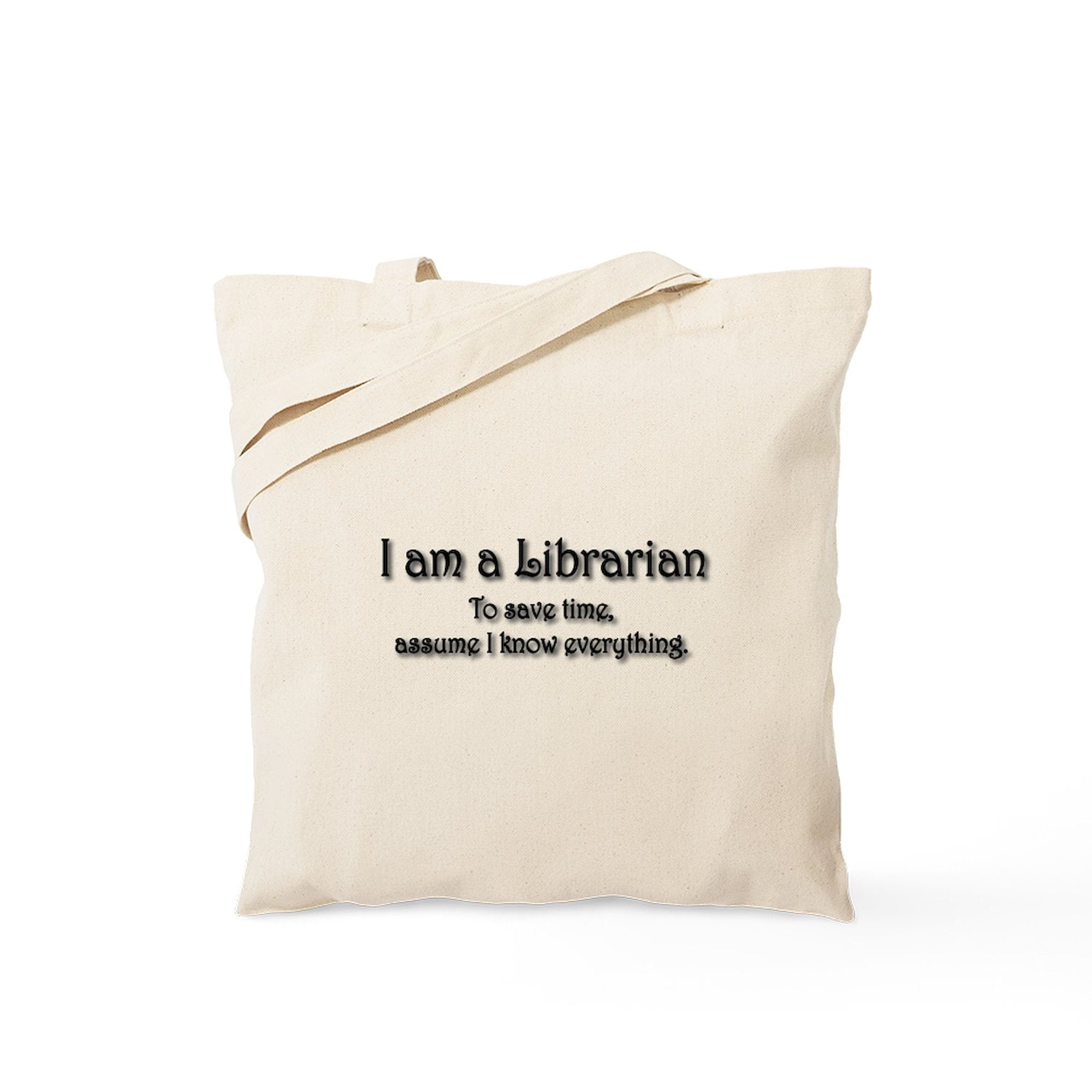 CafePress - I Am A Librarian Tote Bag - Unisex Canvas Tote Bag, Beige ...
