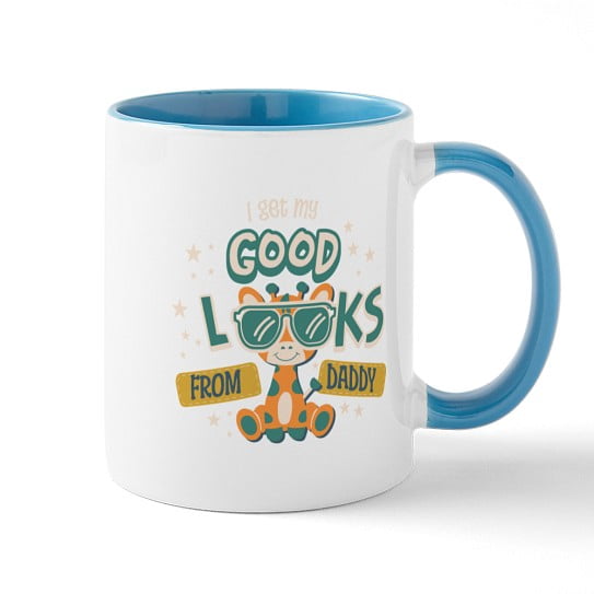 CafePress - I Get My Good Looks From Daddy Kids T Shirts - 11 oz ...