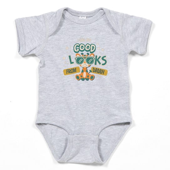 CafePress - I Get My Good Looks From Daddy Kids T Shirts - Cute Infant ...