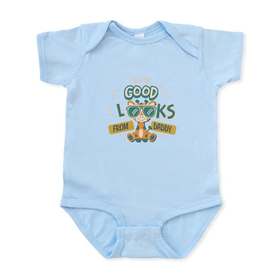 CafePress - I Get My Good Looks From Daddy Kids T Shirts - Cute Infant ...