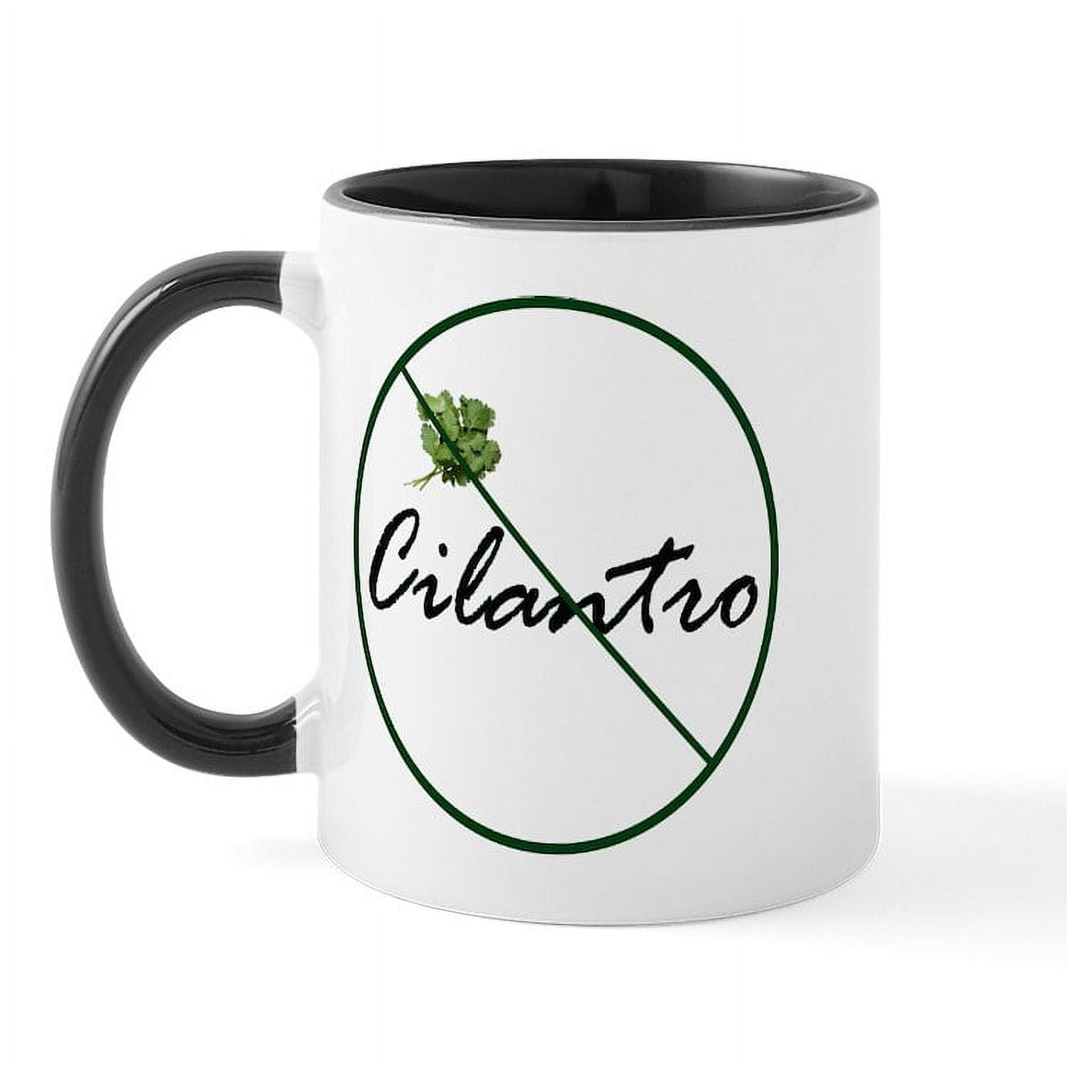 CafePress - I Hate Cilantro Pic Mugs - 11 oz Ceramic Mug - Novelty ...