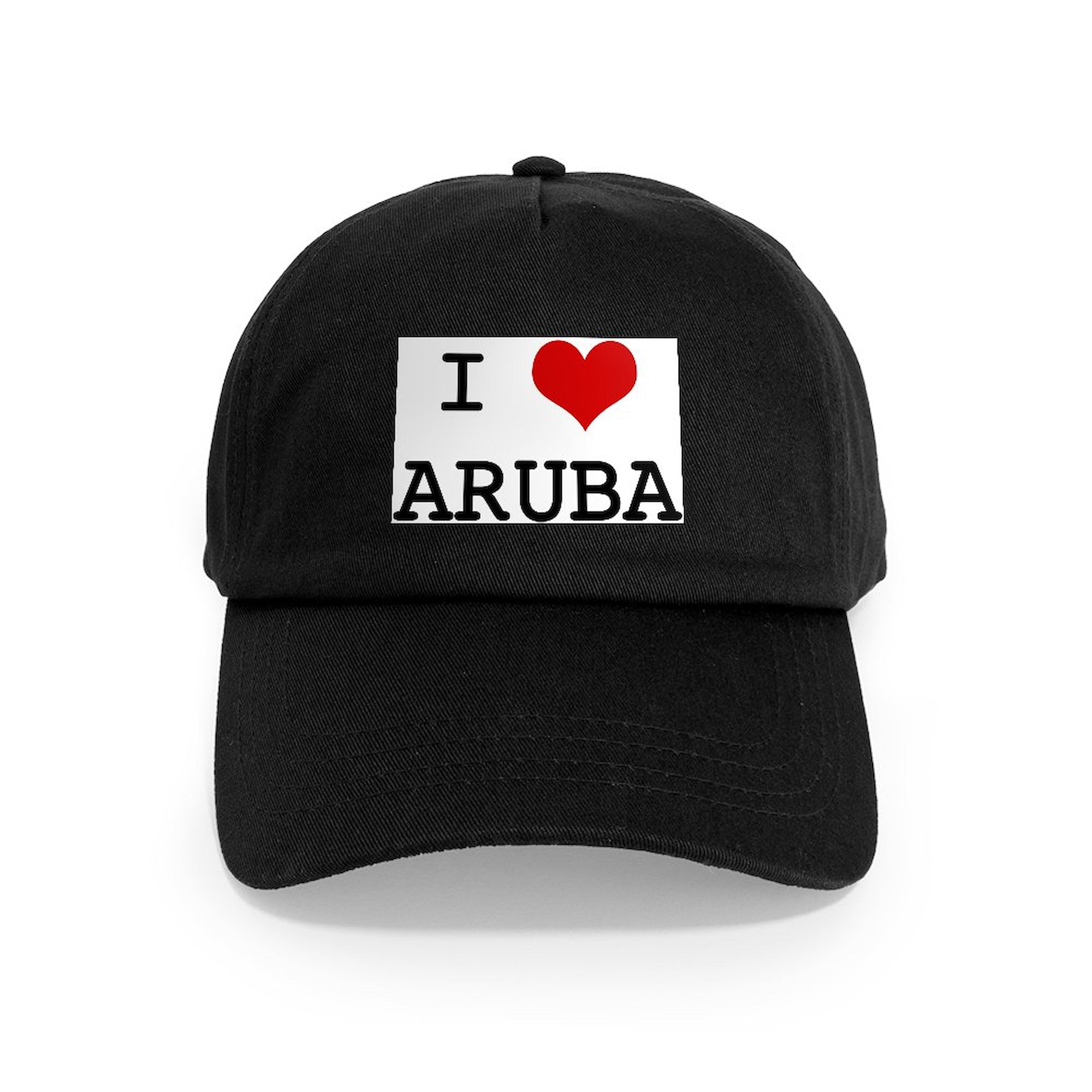 CafePress - I Heart ARUBA Cap - Adjustable 100% Brushed Unisex Casual ...