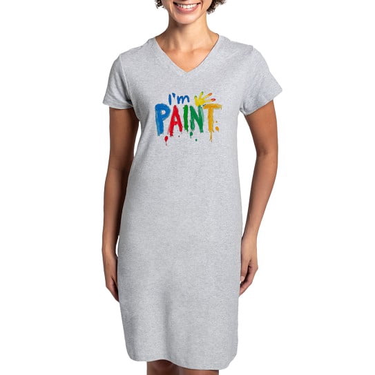 CafePress - I Heart Love To Finger Paint I'm Paint - Women's Nightshirt ...