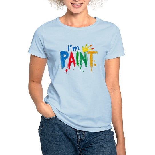 CafePress - I Heart Love To Finger Paint I'm Paint Women's Value T ...