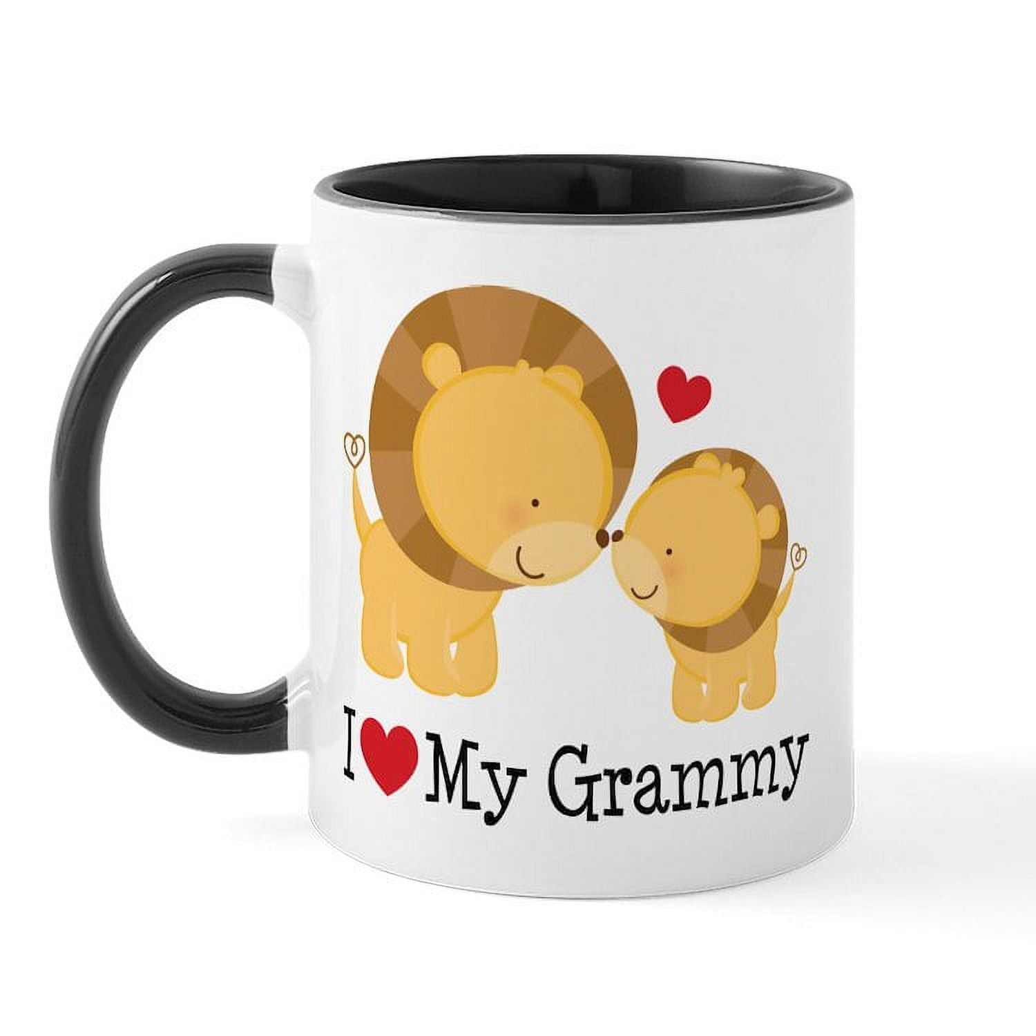 CafePress - I Heart My Grammy Mug - 11 oz Ceramic Mug - Novelty Coffee ...