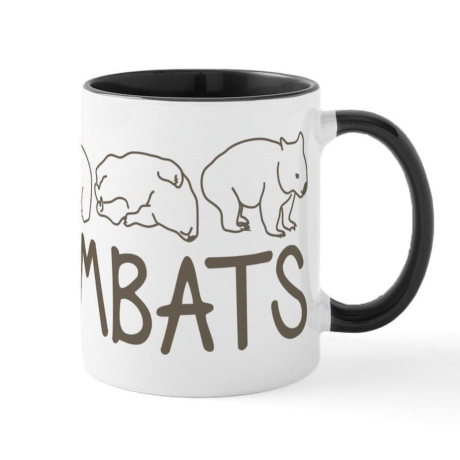CafePress - I Heart Wombats Mug - 11 oz Ceramic Mug - Novelty Coffee ...