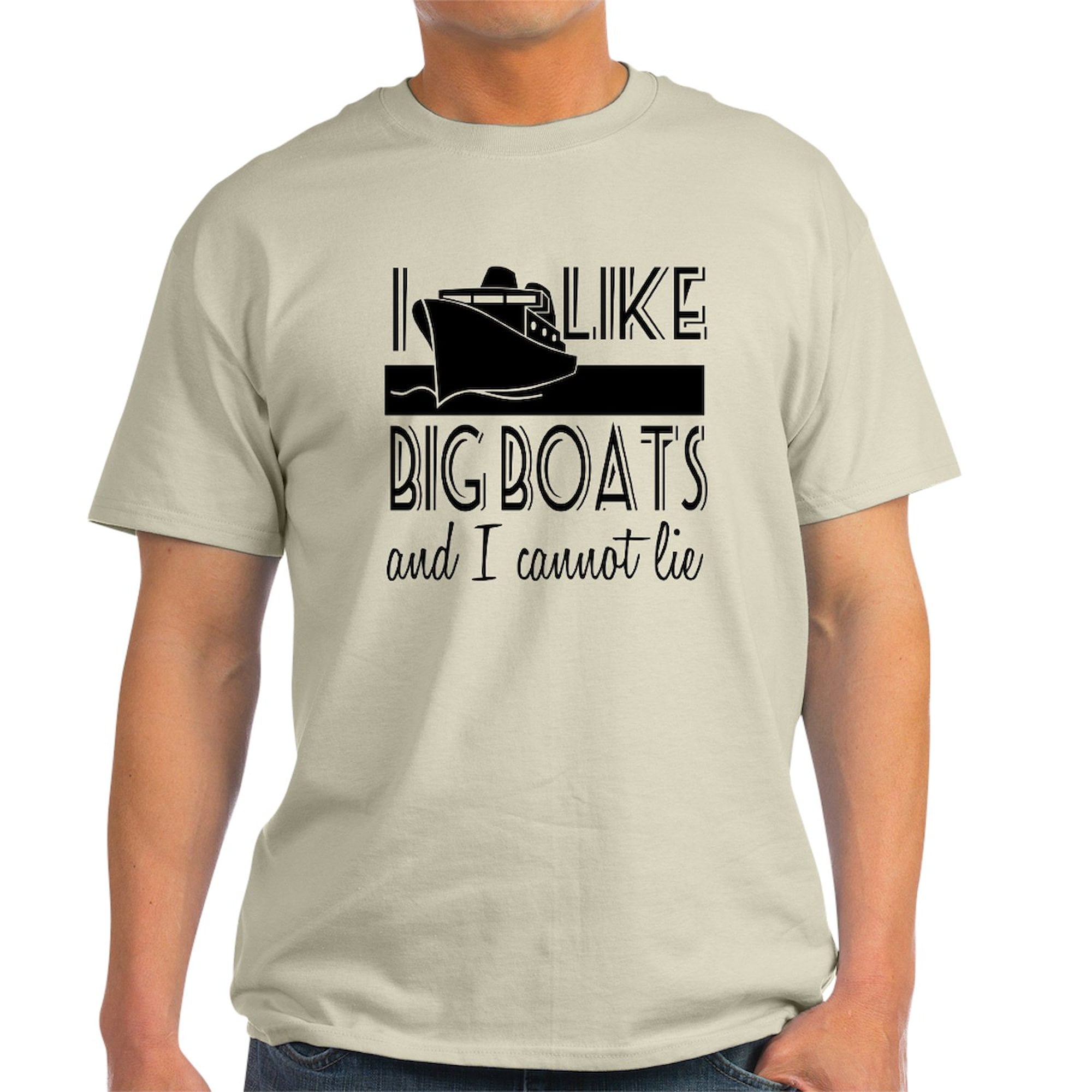 CafePress - I Like Big Boats Light T Shirt - Men's Classic Graphic T ...