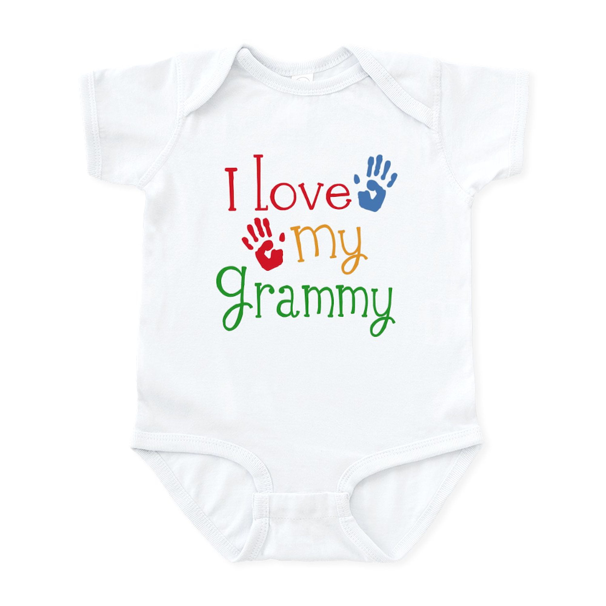 CafePress - I Love Grammy Infant Bodysuit - Baby Light Bodysuit, Size ...