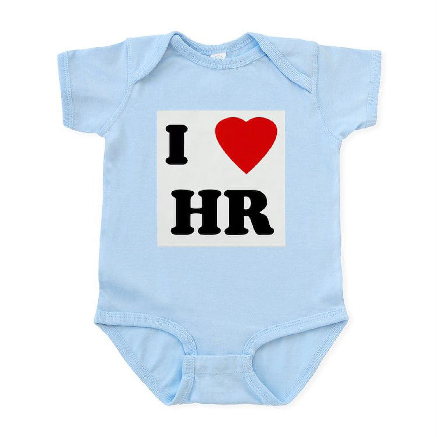 CafePress - I Love HR Infant Bodysuit - Baby Light Bodysuit, Size ...