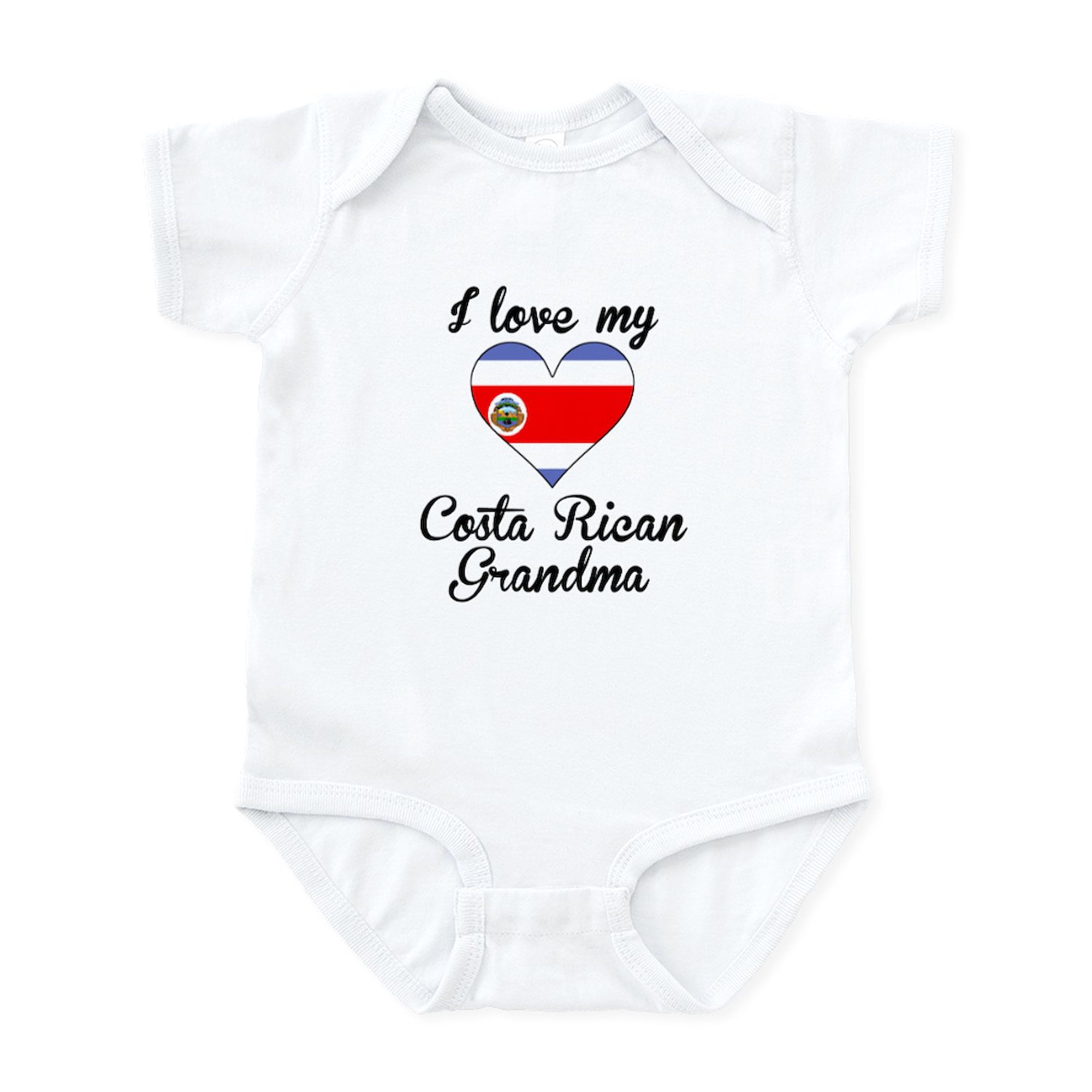 CafePress - I Love My Costa Rican Grandma Body Suit - Baby Light ...