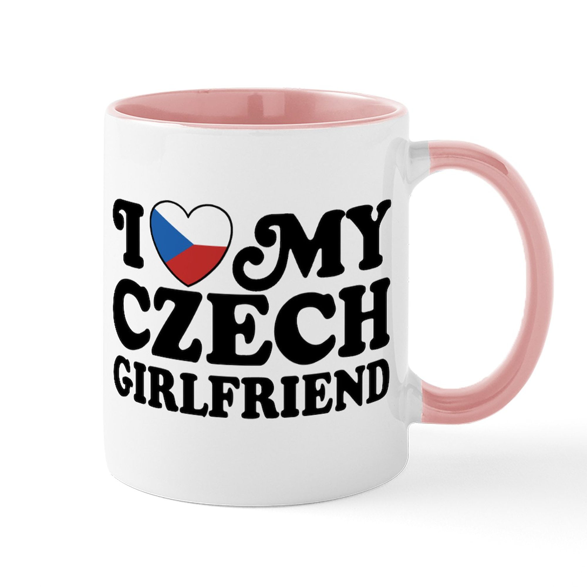 CafePress - I Love My Czech Girlfriend Mug - 11 oz Ceramic Mug ...
