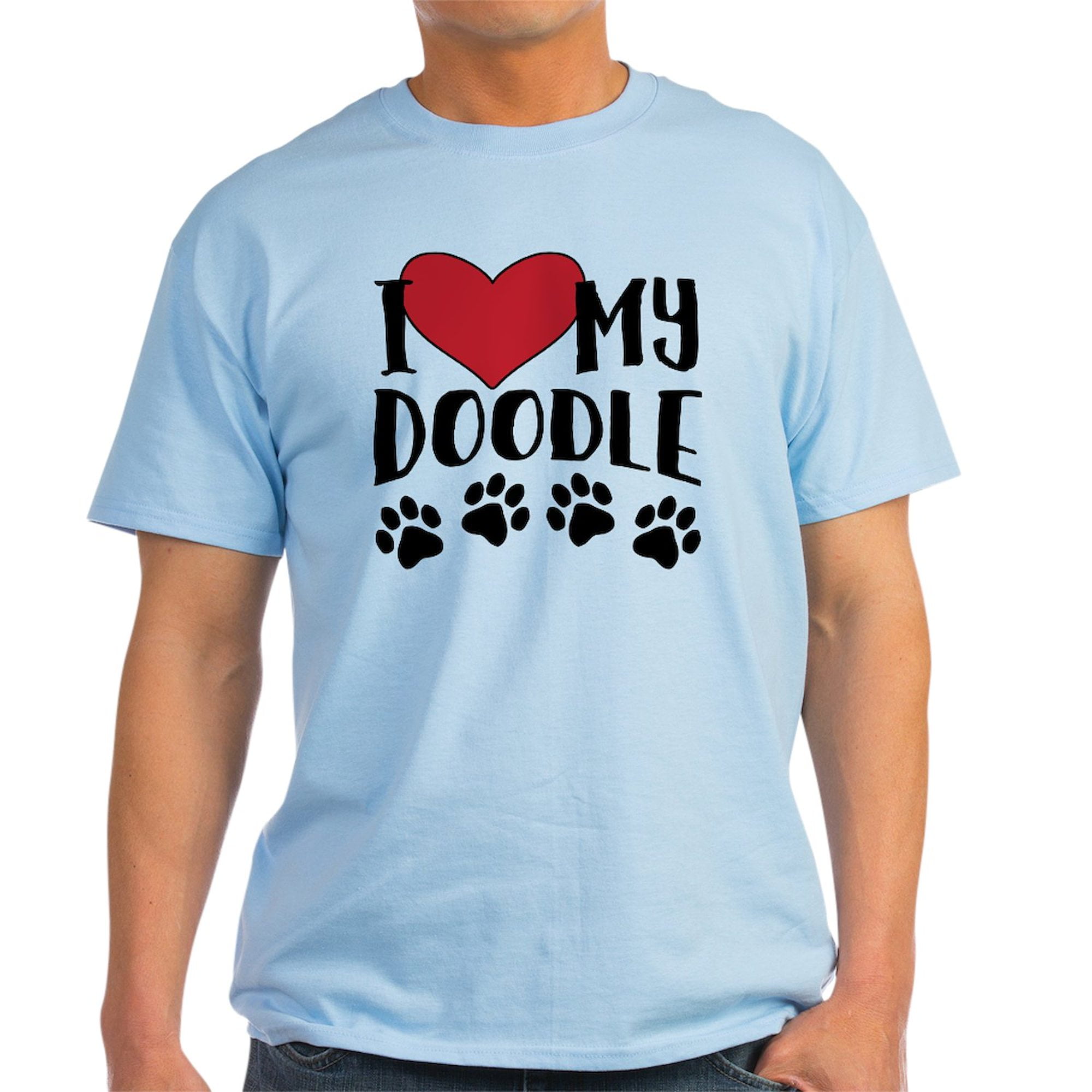 CafePress - I Love My Doodle Light T Shirt - Men's Classic Graphic T ...