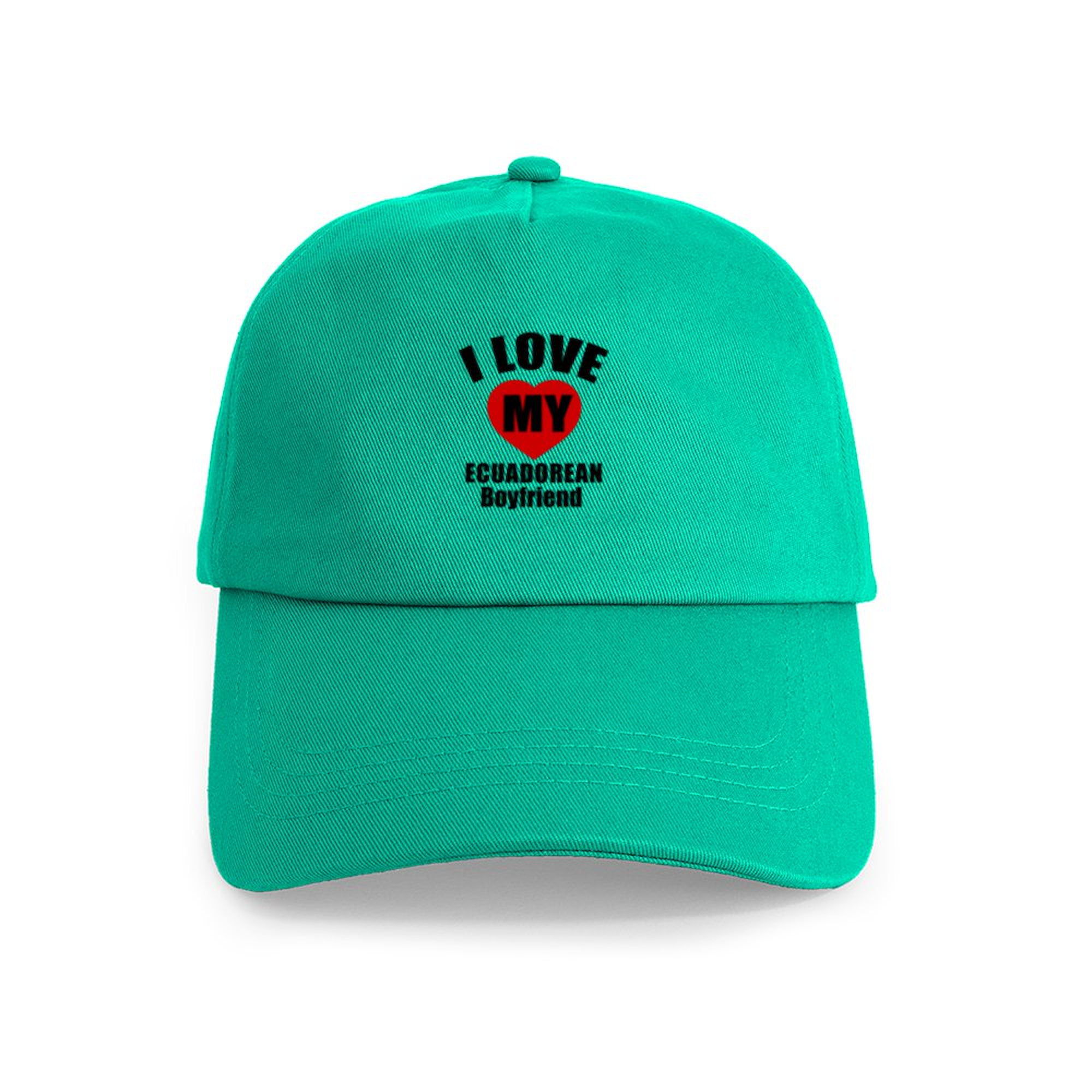 CafePress - I Love My Ecuadorean Boyfriend Cap - Adjustable 100% ...