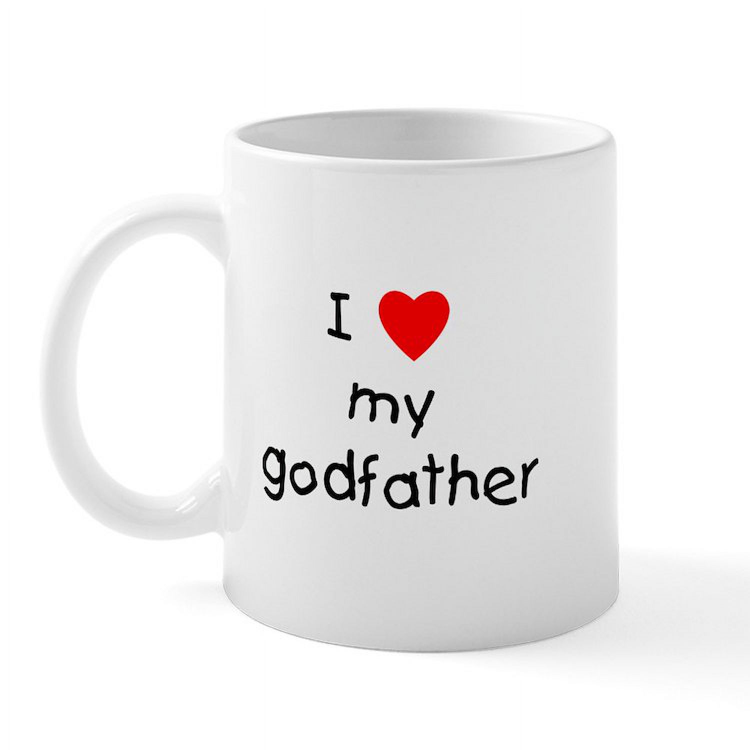 CafePress - I Love My Godfather Mug - 11 oz Ceramic Mug - Novelty ...