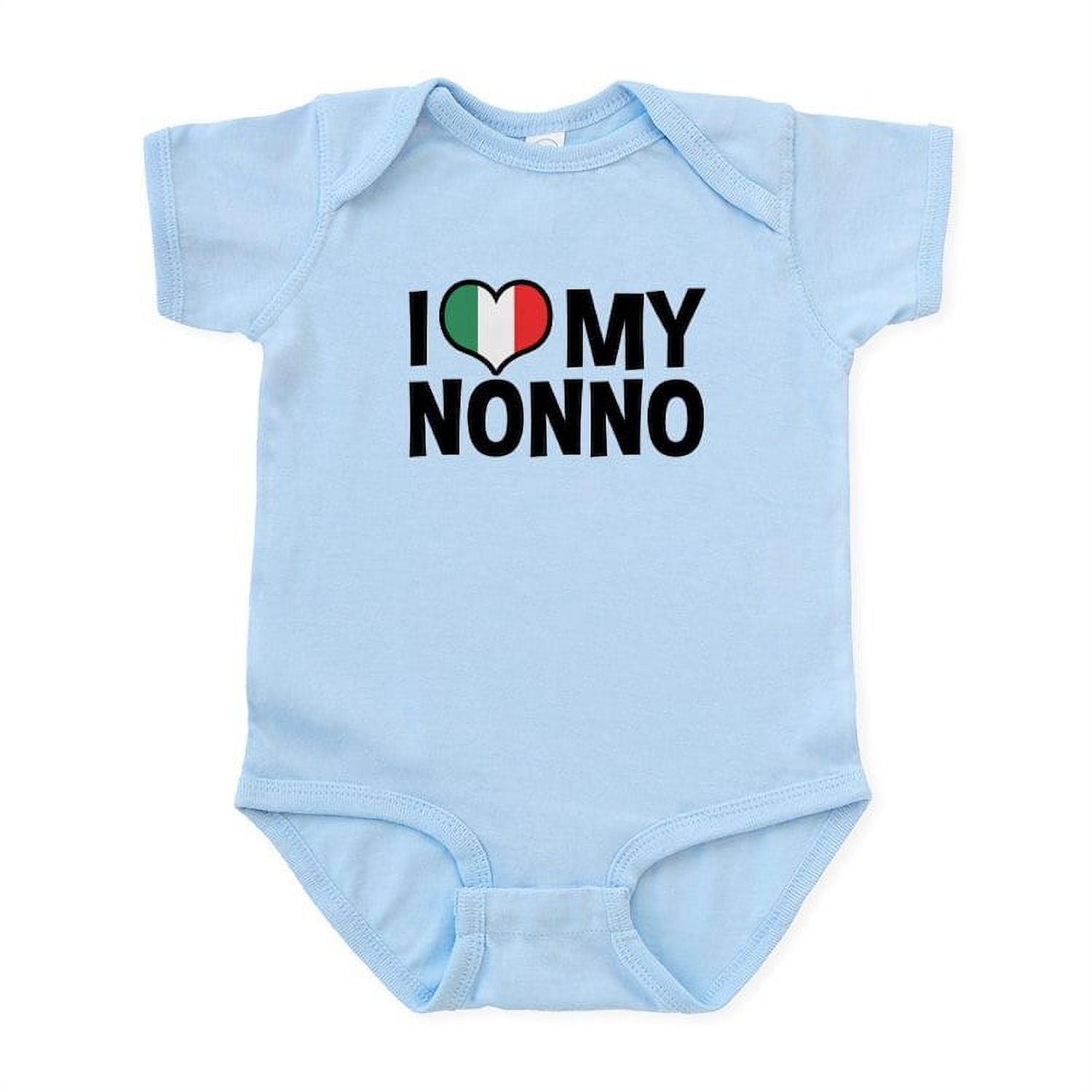 CafePress - I Love My Nonno Infant Bodysuit - Baby Light Bodysuit, Size ...