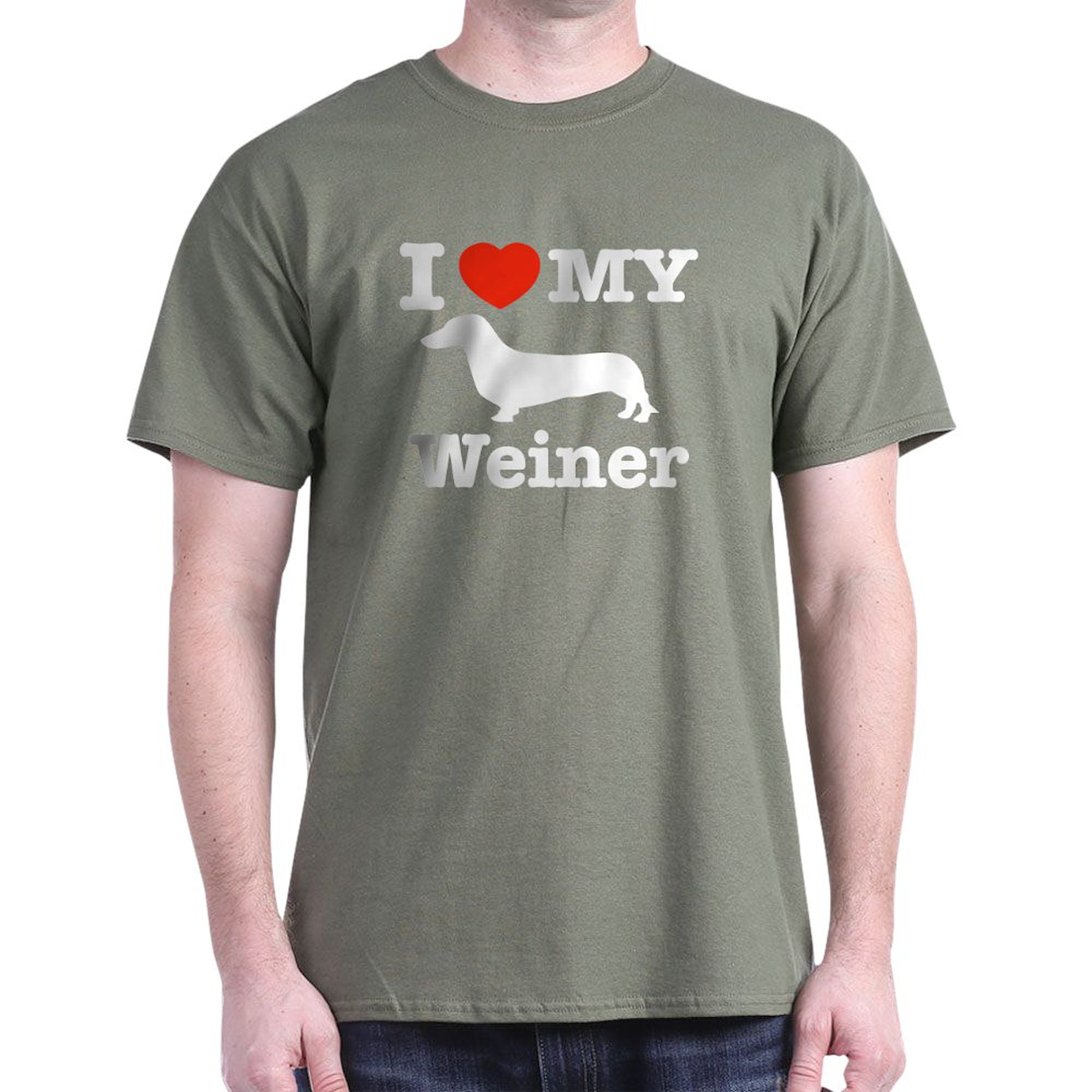 CafePress - I Love My Weiner Dark T Shirt - Men's Classic Graphic ...