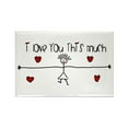 CafePress - I Love You This Much Magnets - Rectangle Magnet, 2"x3 ...