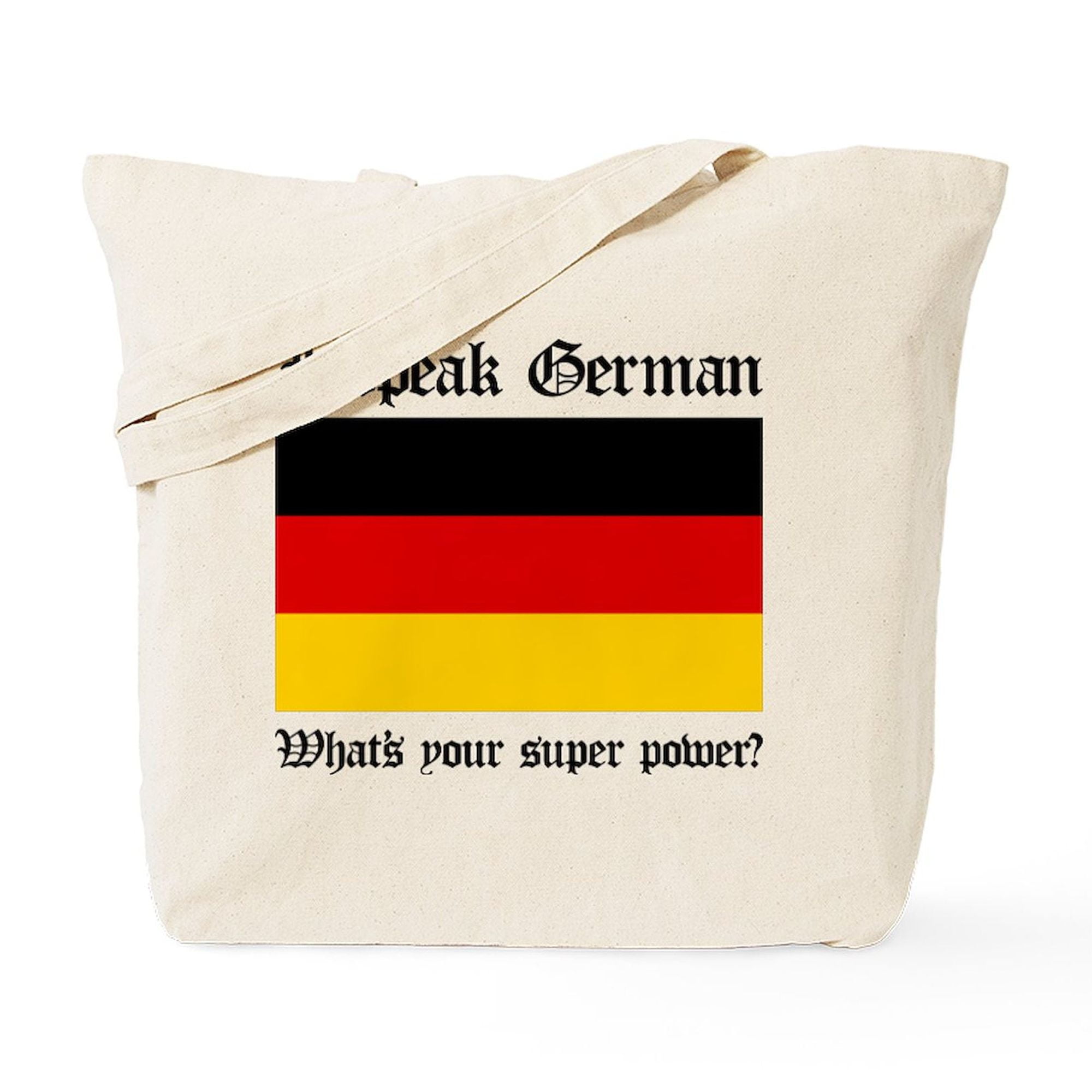 CafePress - I Speak German Tote Bag - Unisex Canvas Tote Bag, Beige, 1 ...