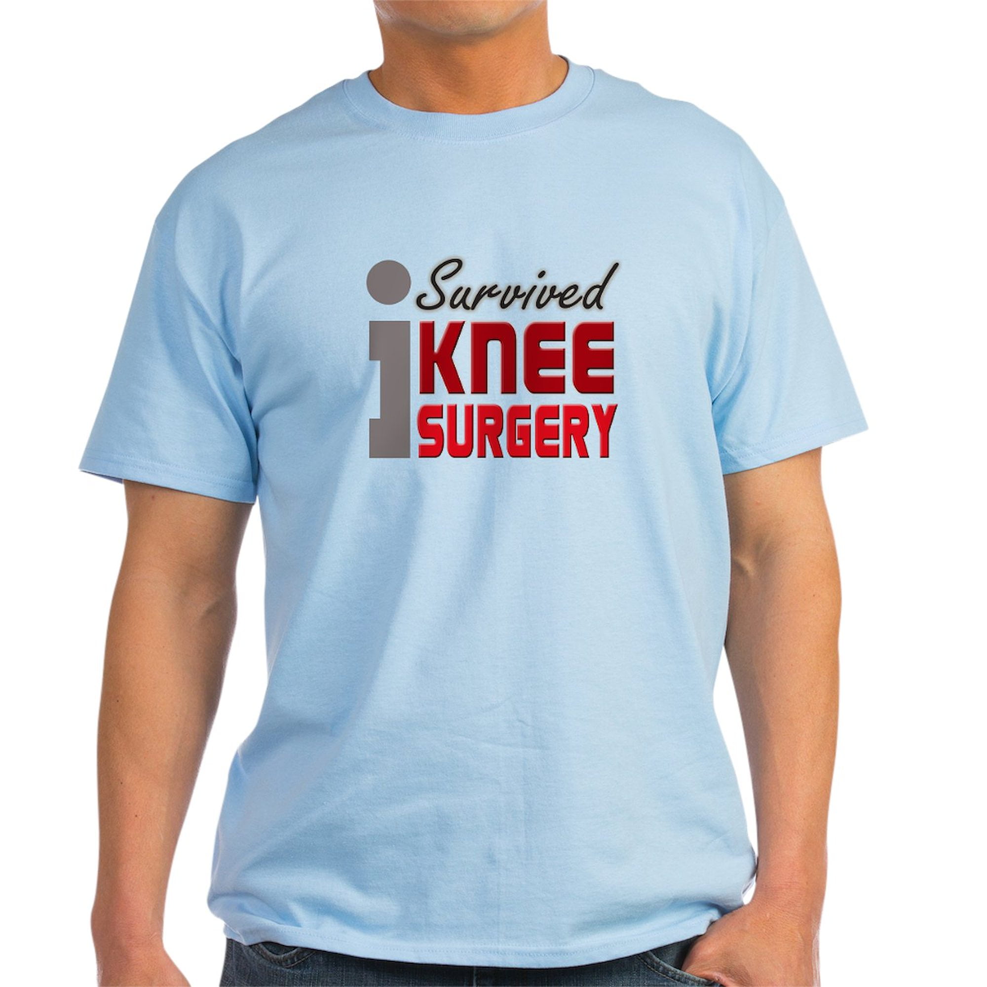 CafePress - I Survived Knee Surgery Light T Shirt - Men's Classic ...