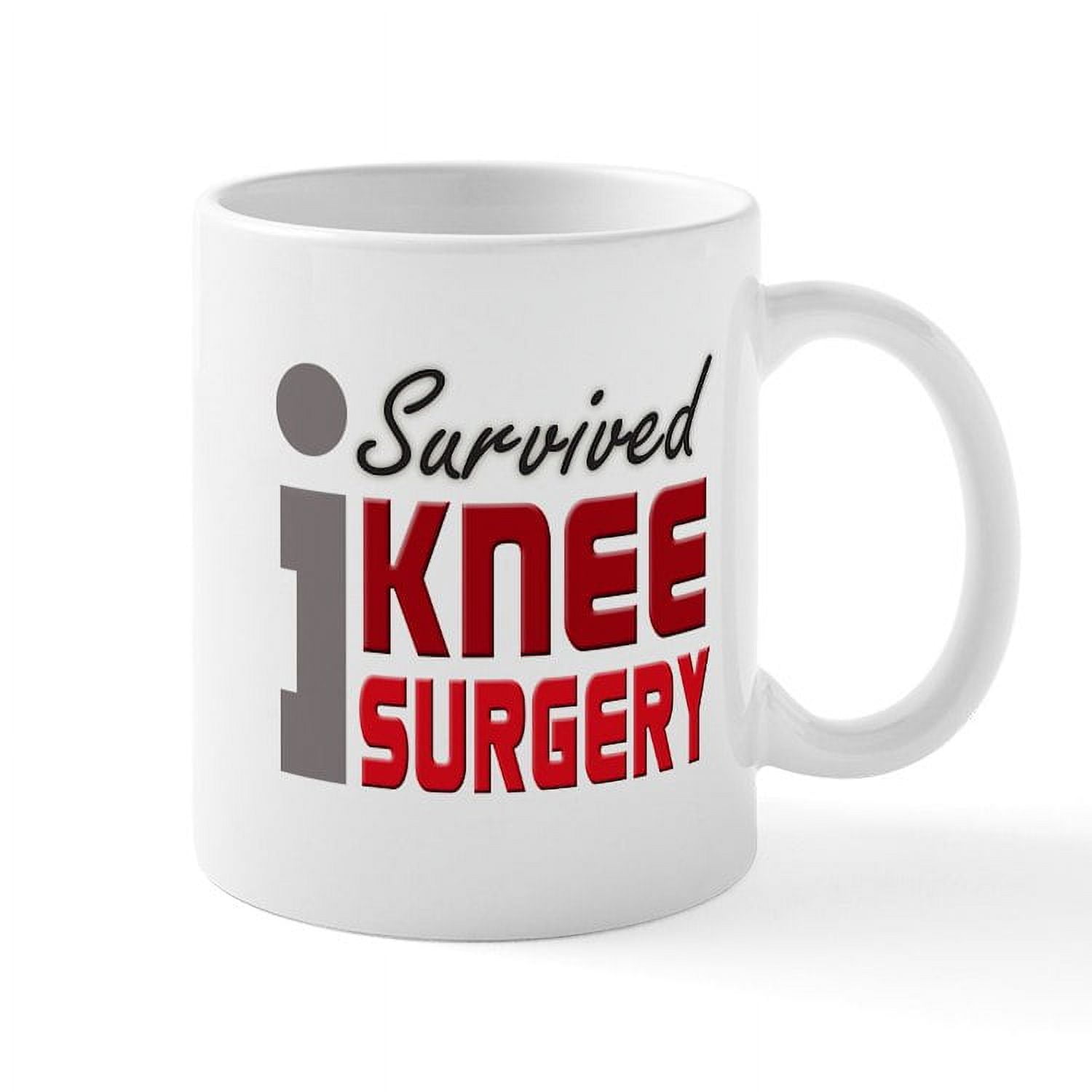 CafePress - I Survived Knee Surgery Mug - 11 oz Ceramic Mug - Novelty ...