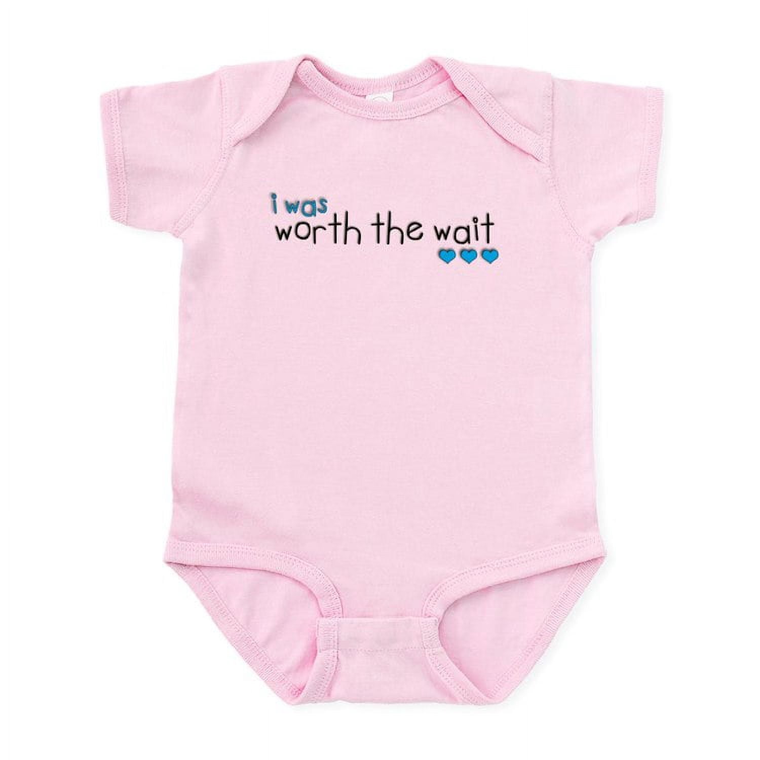 CafePress - I Was Worth The Wait Infant Bodysuit - Baby Light Bodysuit ...