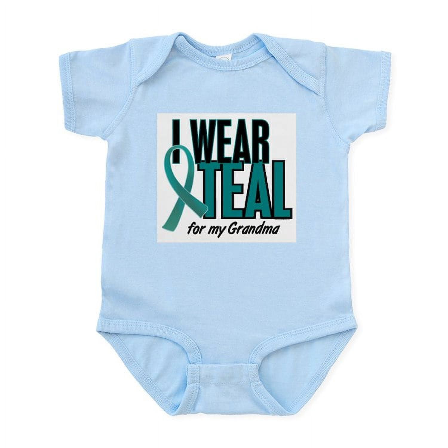 CafePress - I Wear Teal For My Grandma 10 Infant Bodysuit - Baby Light ...