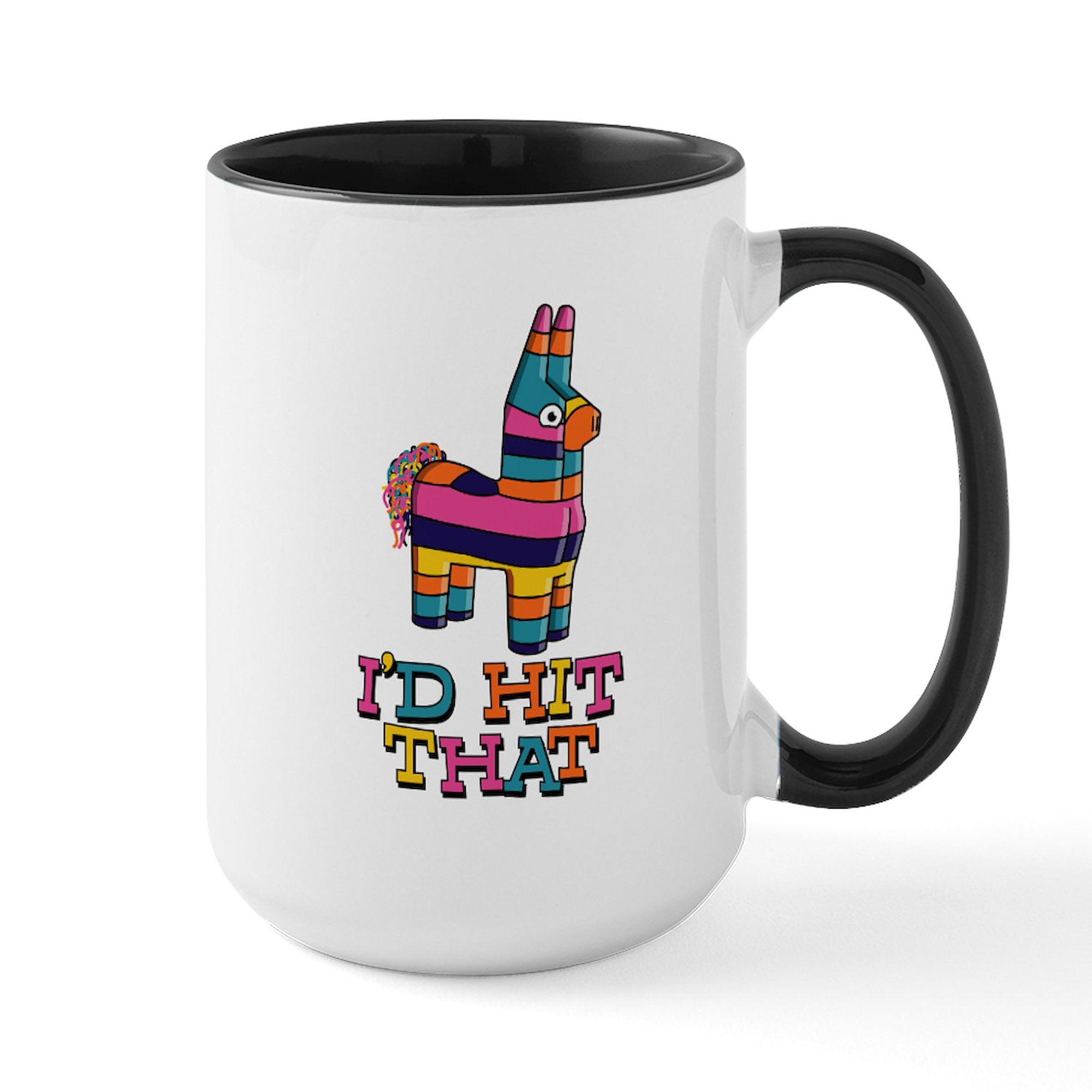 CafePress - I'd Hit That Mugs - 15 oz Ceramic Large White Nolvety Mug ...