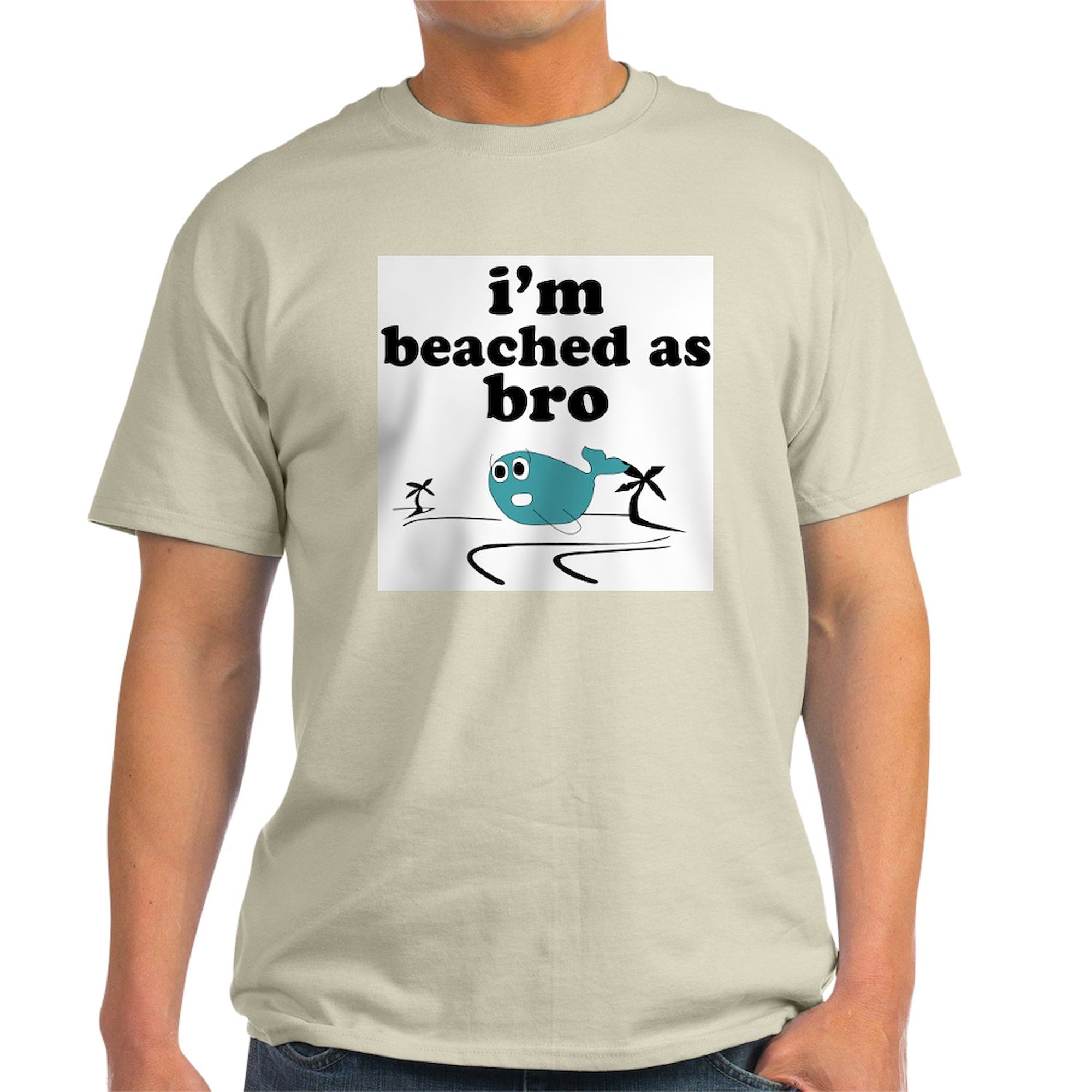 CafePress - I'm Beached As Bro Light T Shirt - Men's Classic Graphic T ...
