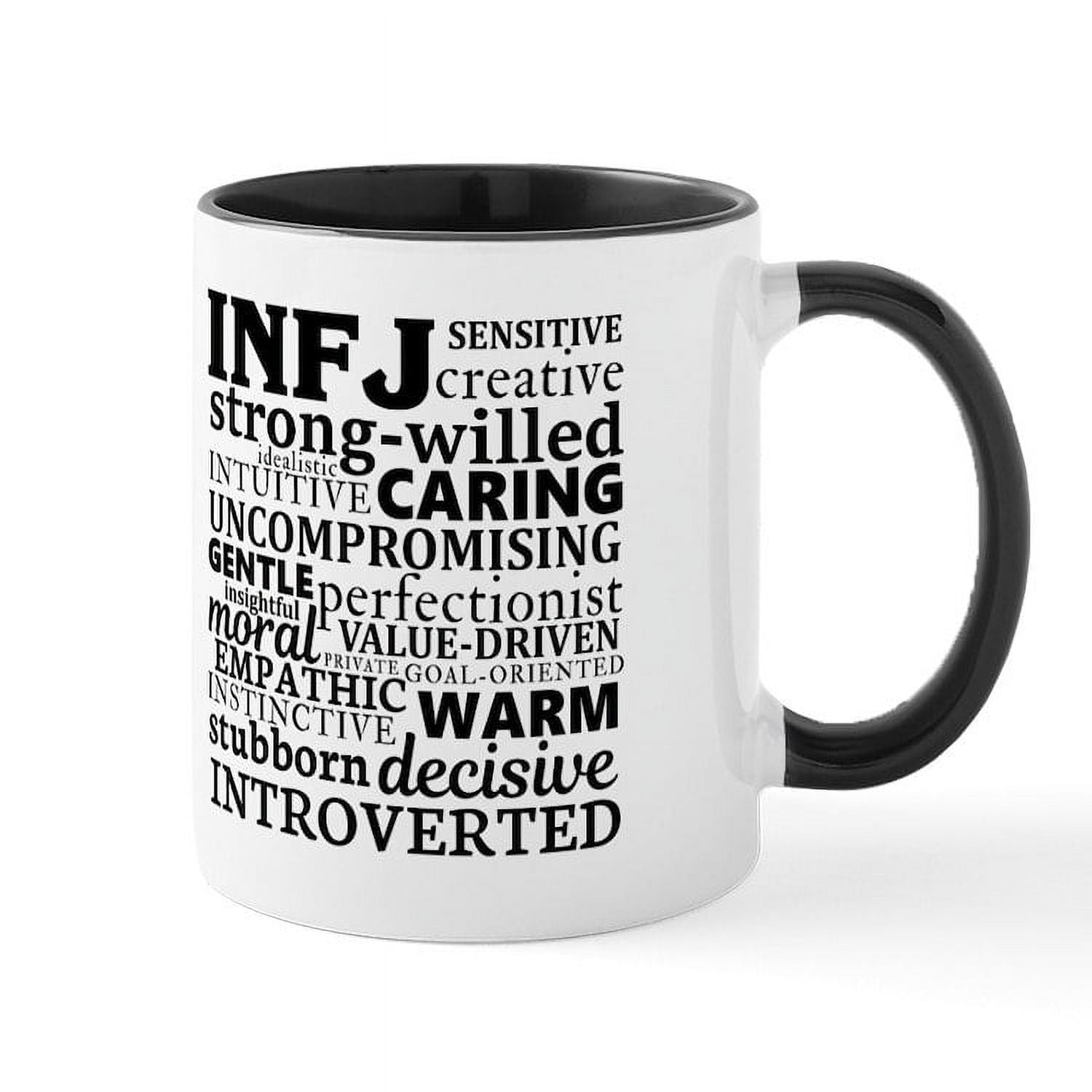 CafePress - INFJ Counselor Myers Briggs Personality Mugs - 11 oz ...