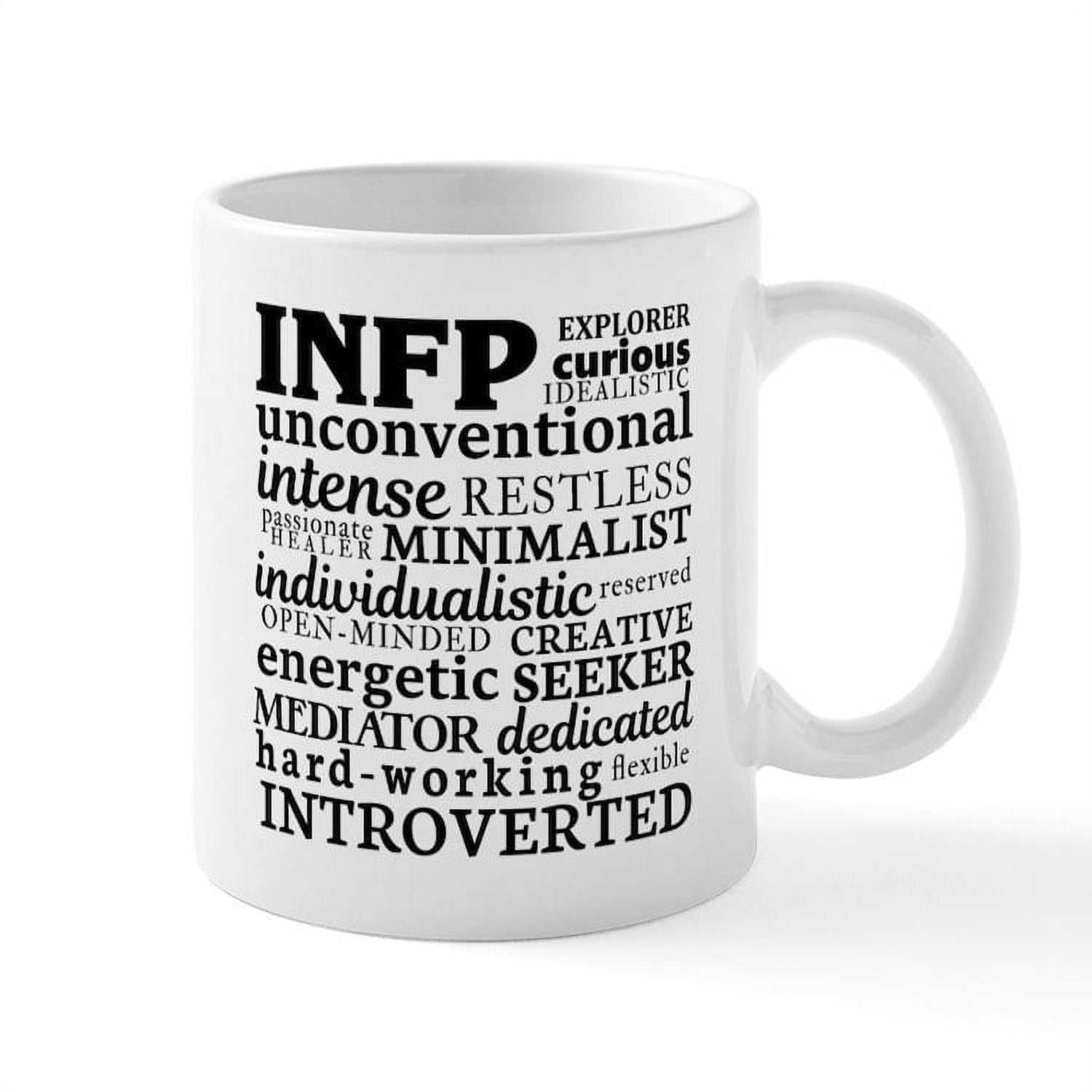 CafePress - INFP Healer Myers Briggs Personality Mugs - 11 oz Ceramic ...