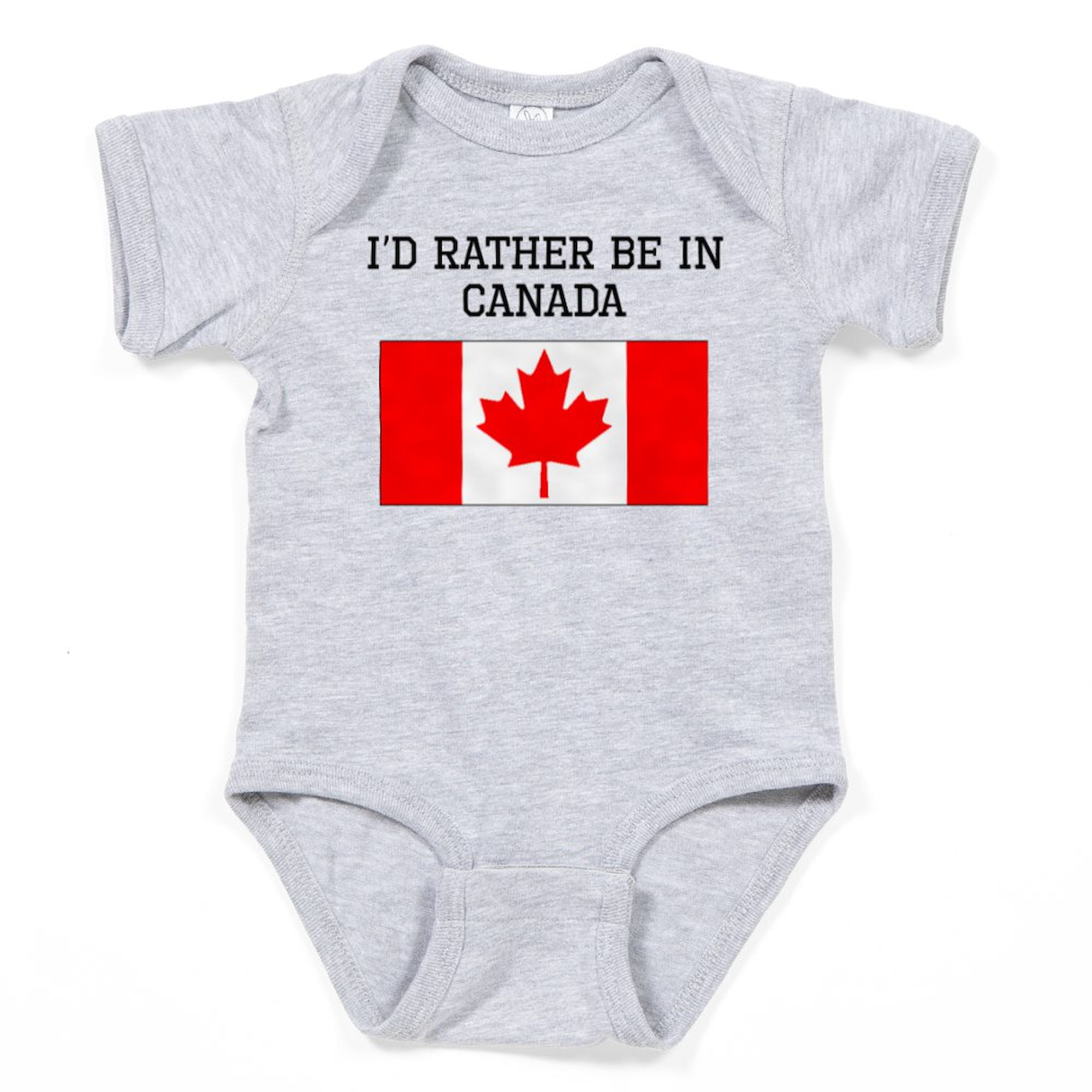 CafePress - Id Rather Be In Canada Body Suit - Cute Infant Bodysuit ...