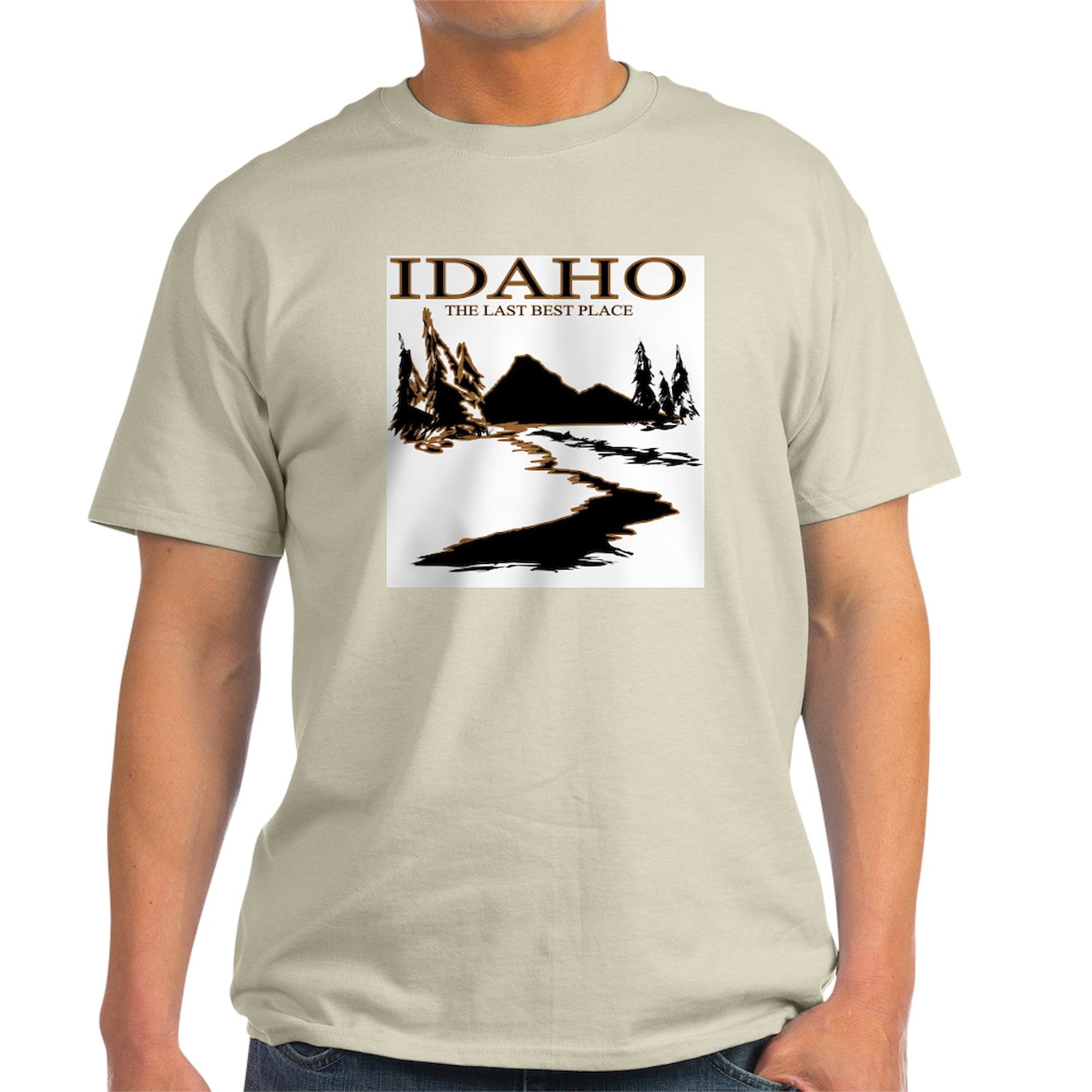 CafePress - Idaho The Last Best Place Light T Shirt - Men's Classic ...