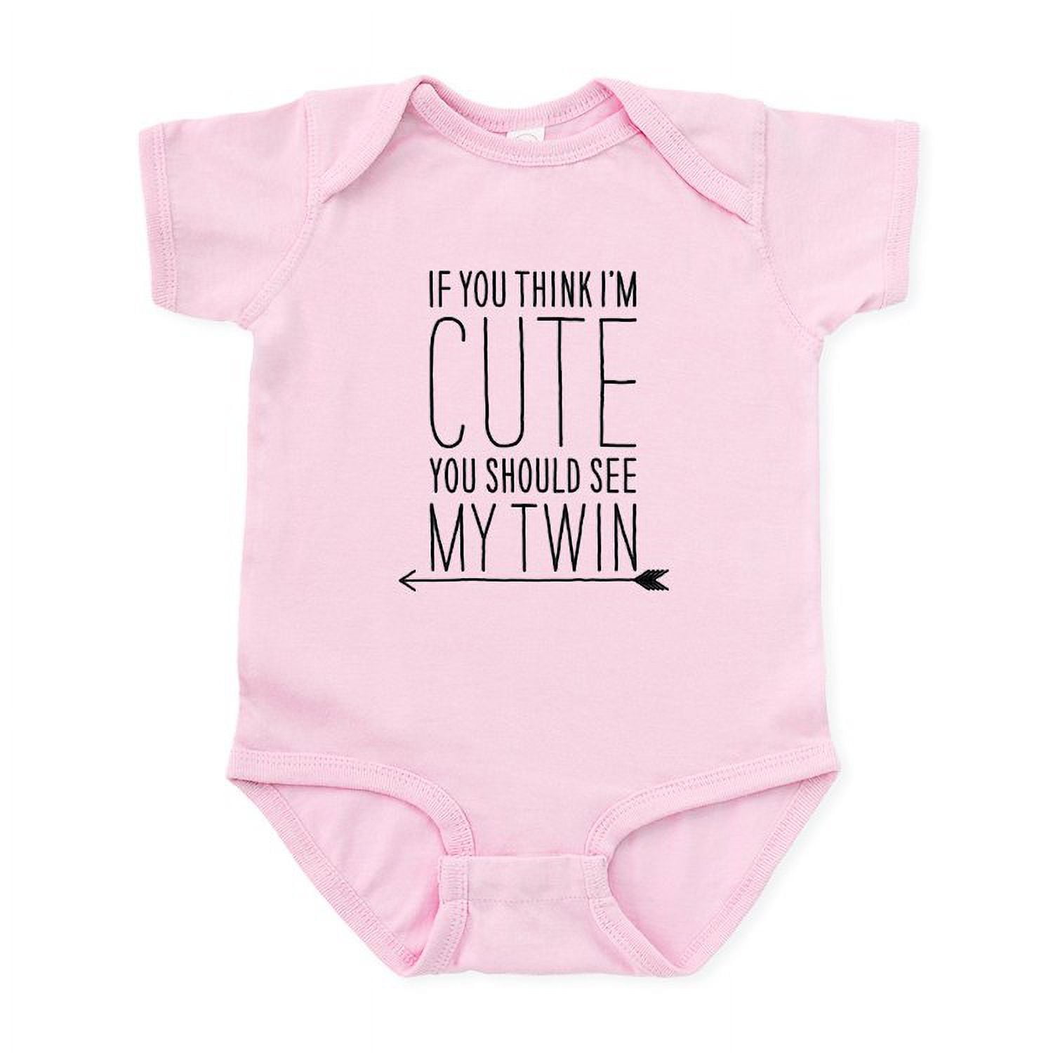 CafePress - If You Think Im Cute (Left Arrow) Infant Body Suit - Baby ...
