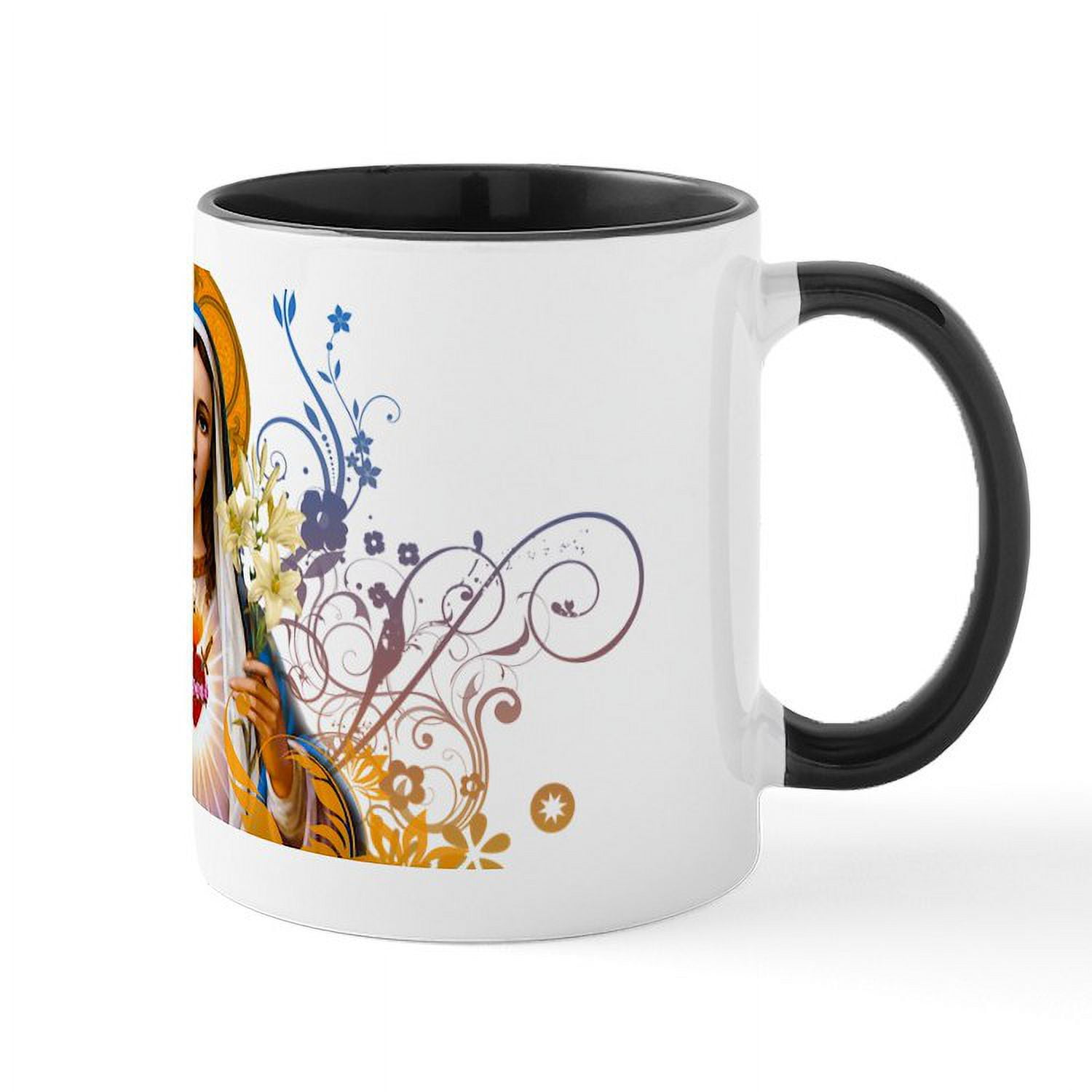 CafePress - Immaculate Heart Of Mary Mug - 11 oz Ceramic Mug - Novelty ...